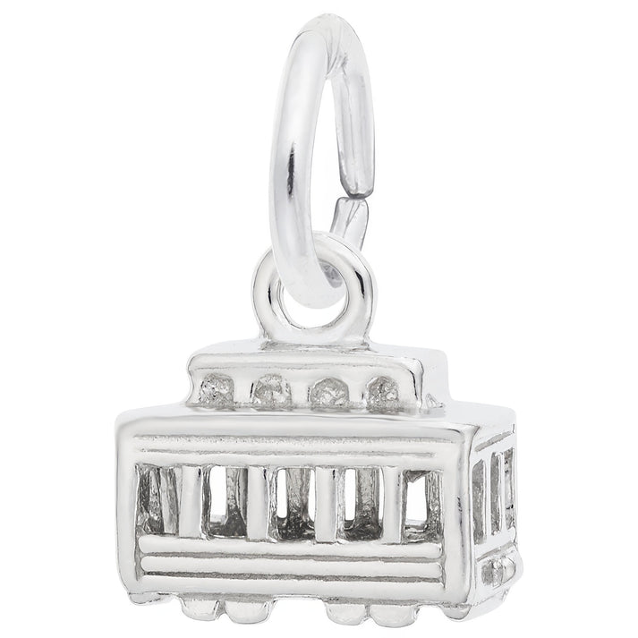 Classic Cable Car Charm - Metal - Sterling Silver – FindingKing