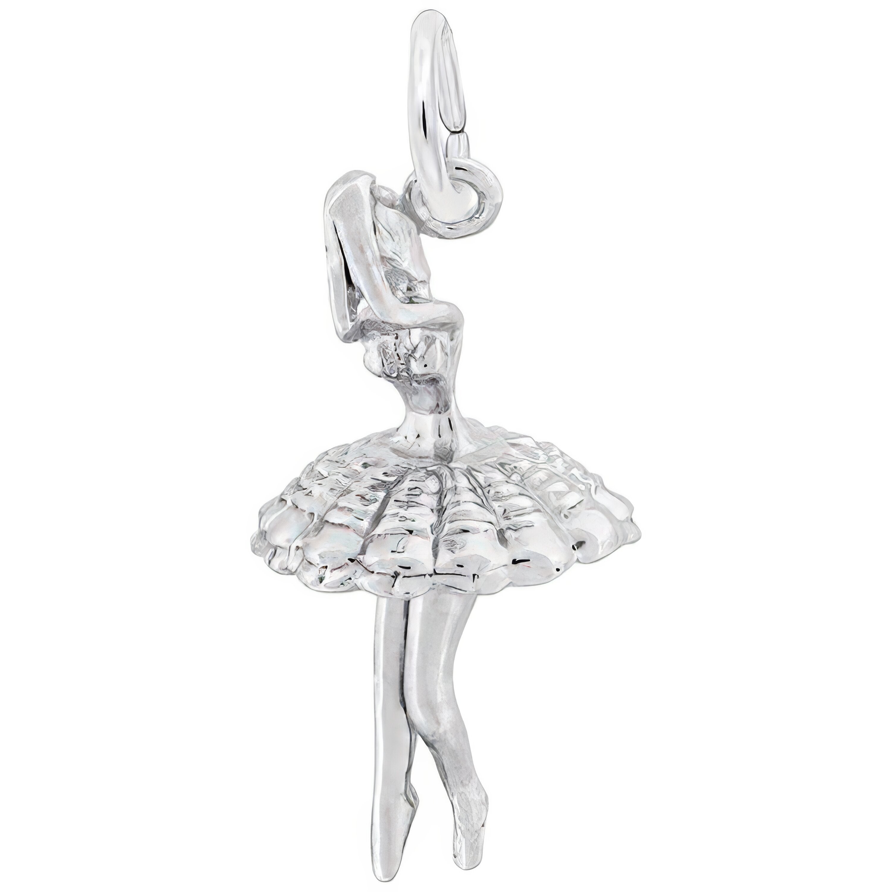 Ballet Dancer Charm, Sterling Silver – FindingKing