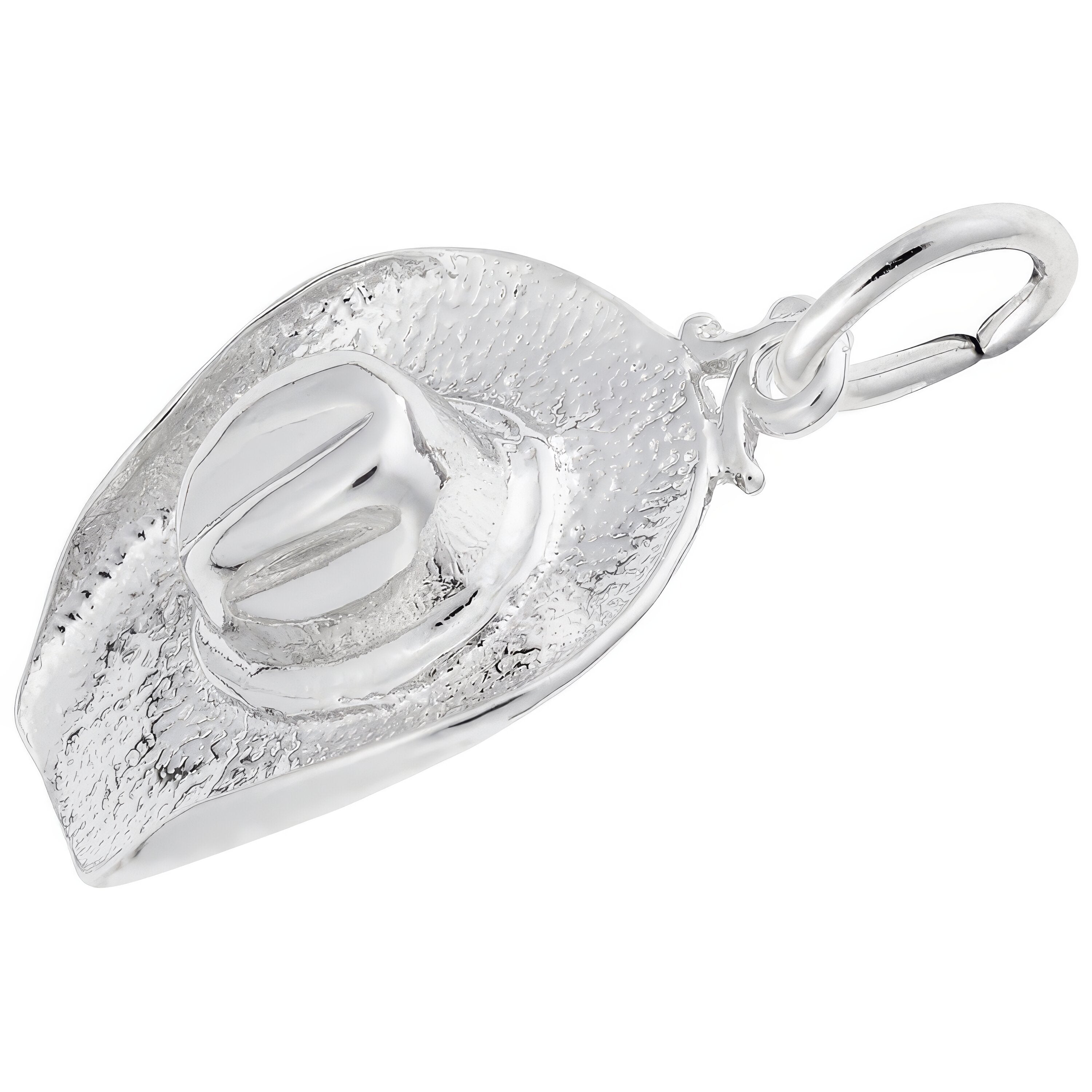 Sterling Silver Cowboy Hat Charm - 16mm x 11mm – FindingKing