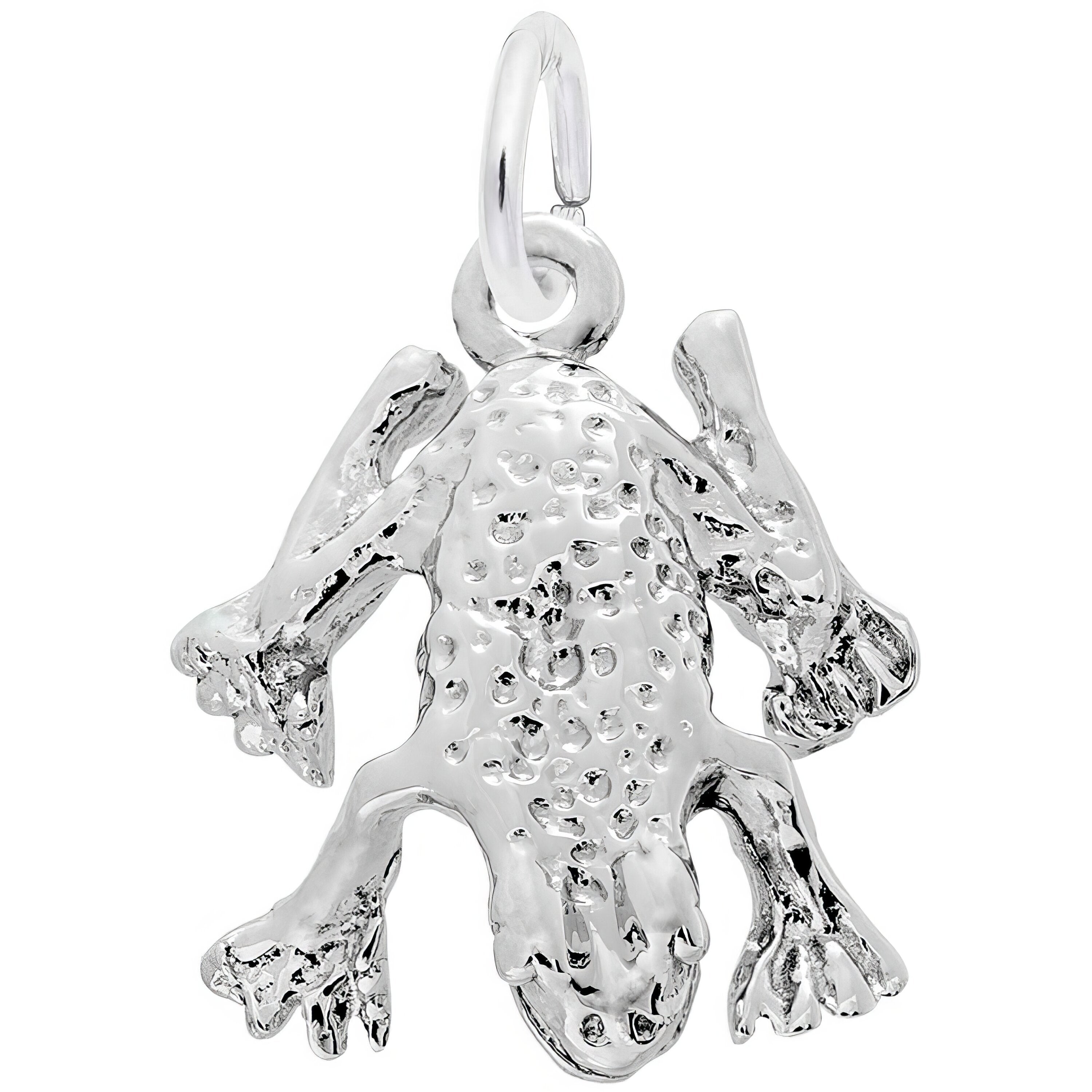 Frog Charm, Sterling Silver – FindingKing