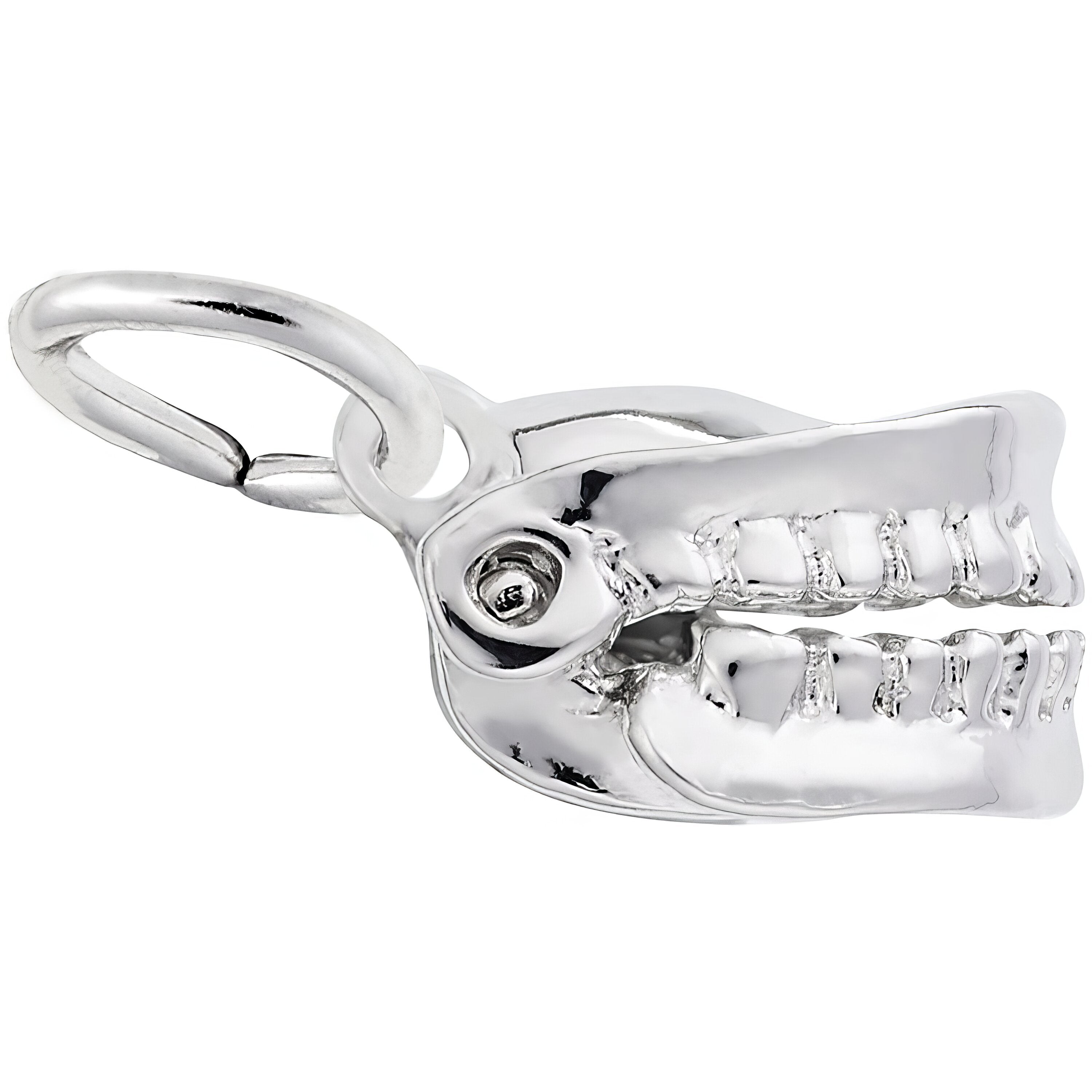 False Teeth Charm - Metal - Sterling Silver – FindingKing
