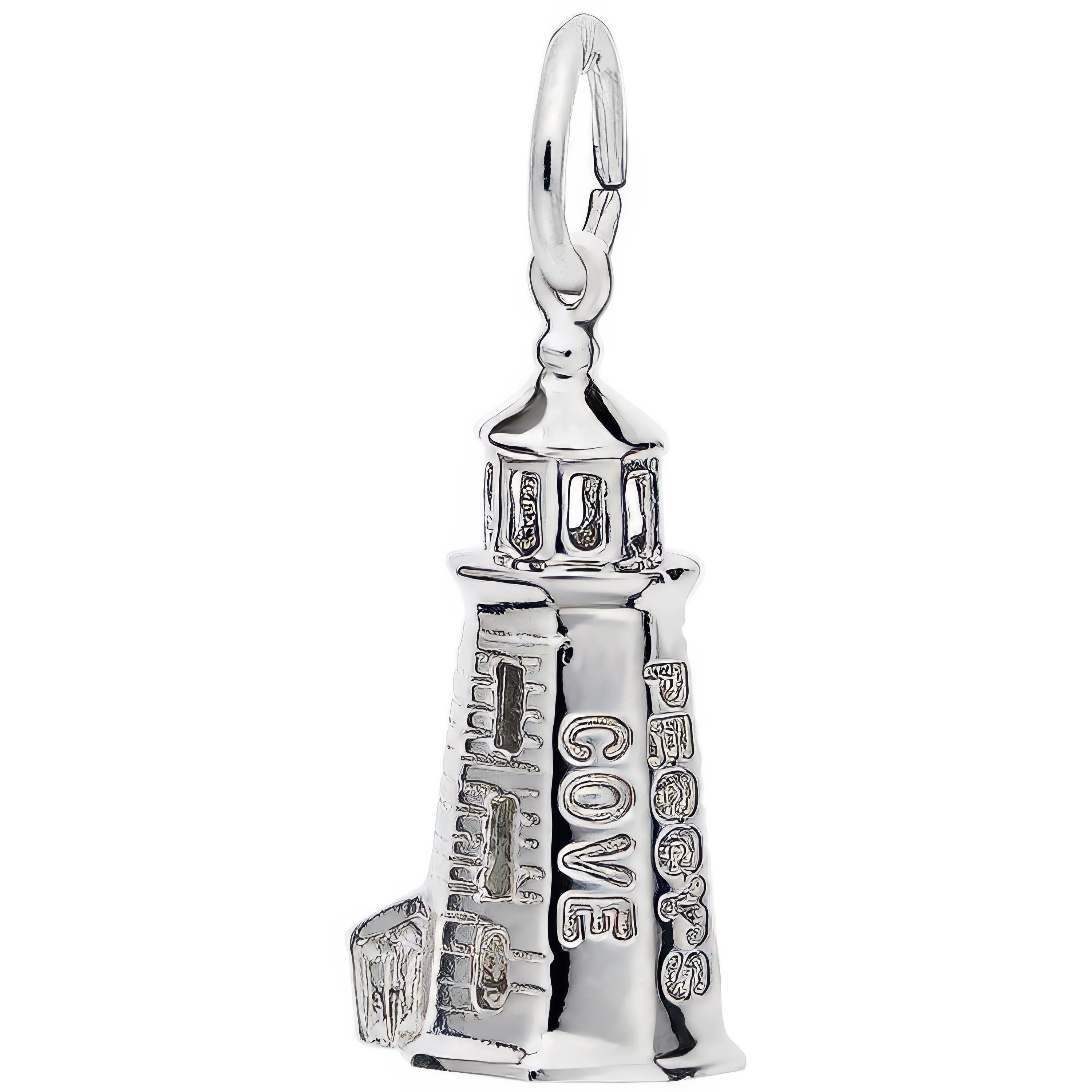 Sterling Silver Peggy's Cove Lighthouse Charm - 23mm x 10mm – FindingKing