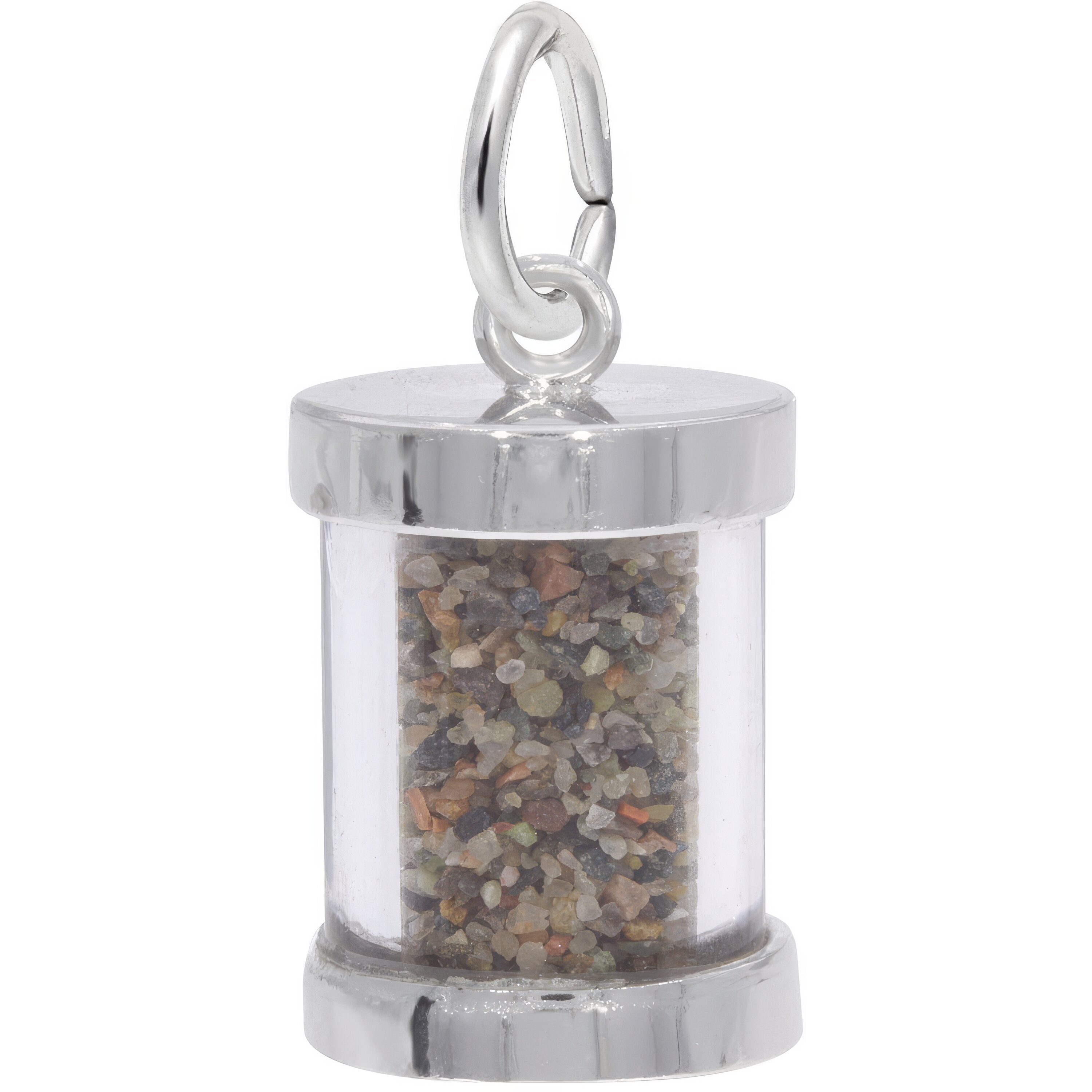 New Brunswick Sand Capsule Charm - Metal - Sterling Silver – FindingKing