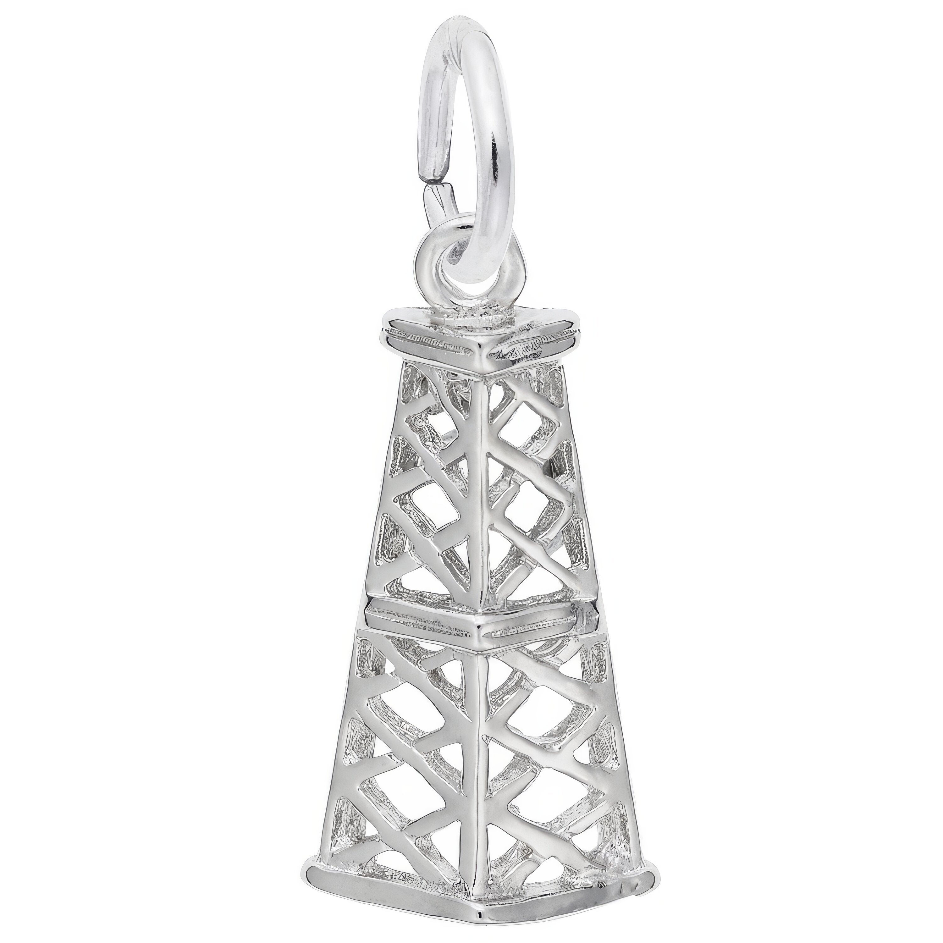 Charms, Oil Rig, .925 Sterling Silver – FindingKing