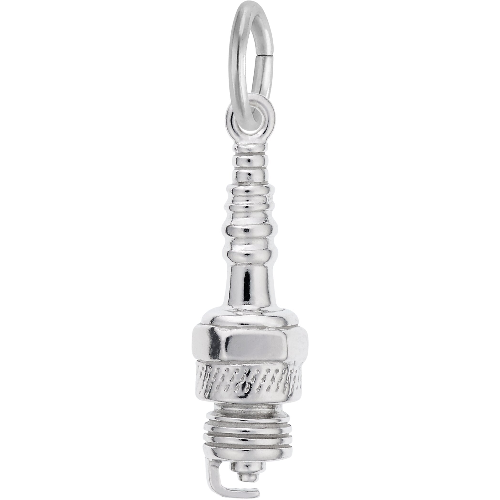 Spark Plug Charm - Metal - Sterling Silver – FindingKing
