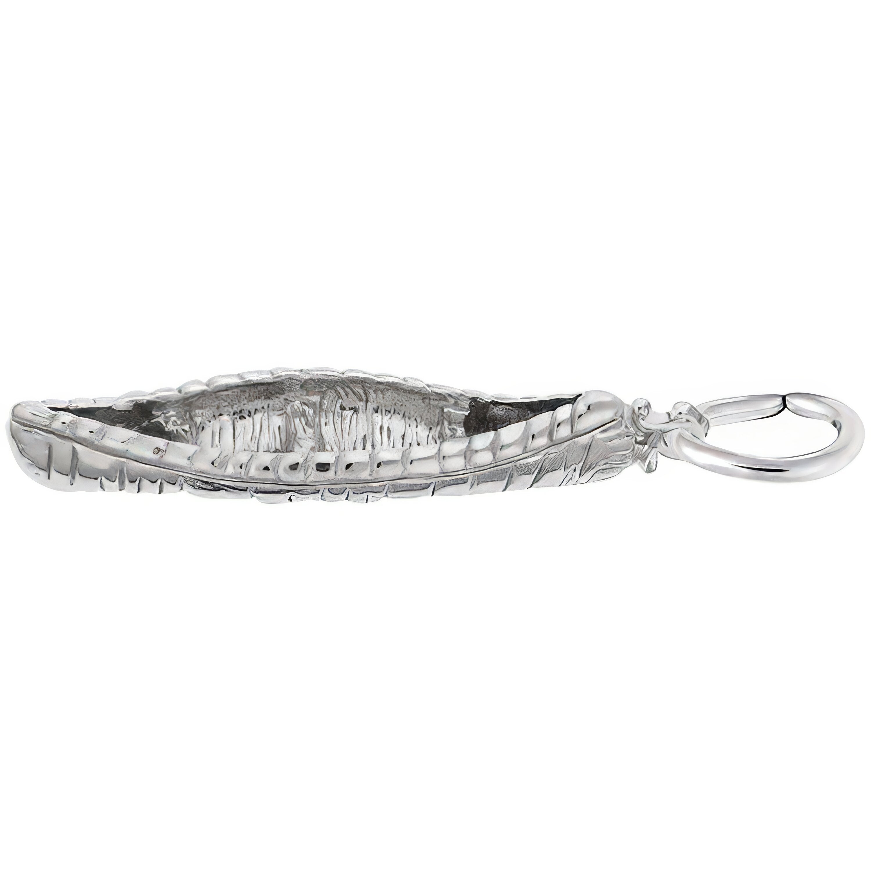 Canoe Charm - Metal - Sterling Silver – FindingKing