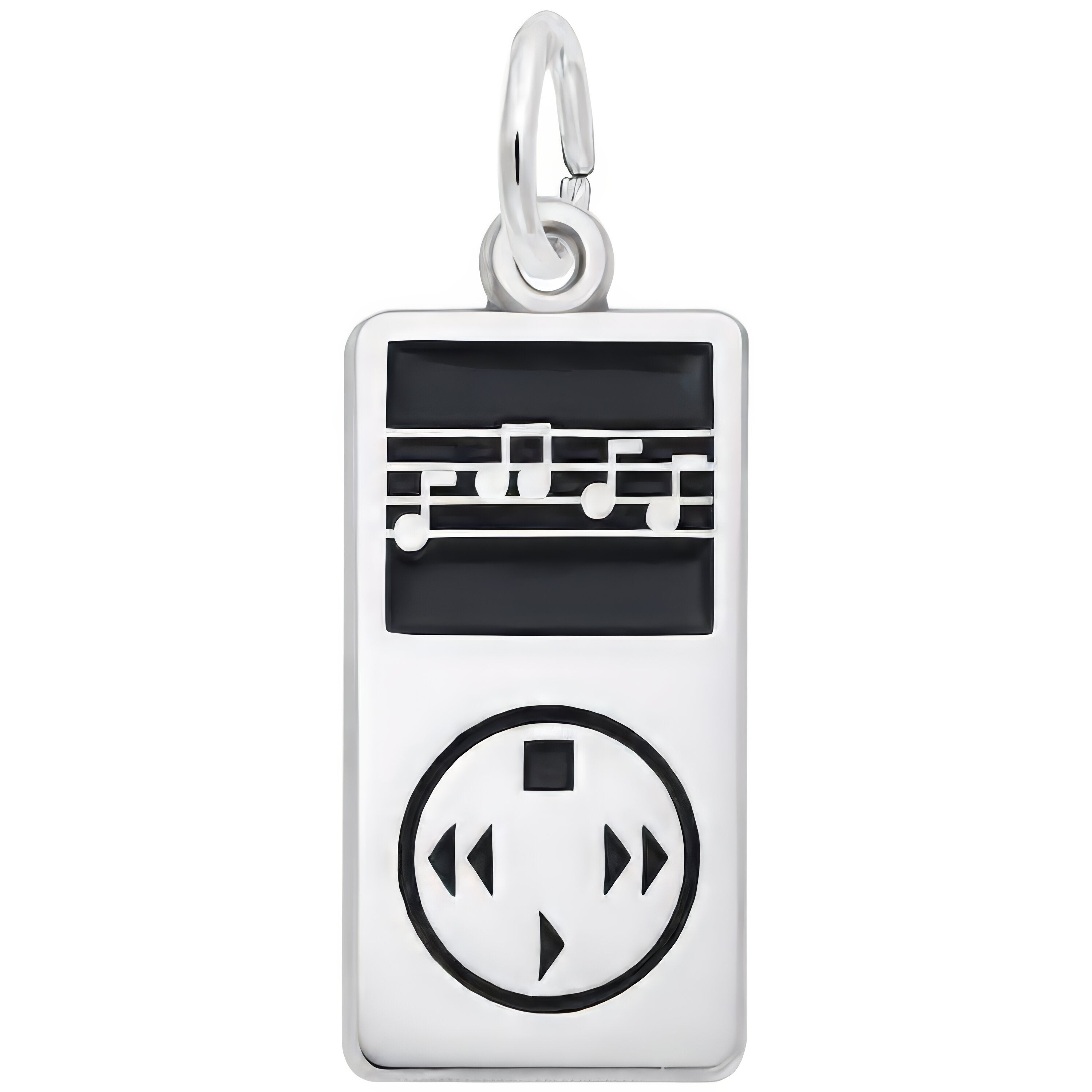 MP3 Player Charm - Metal - Sterling Silver – FindingKing