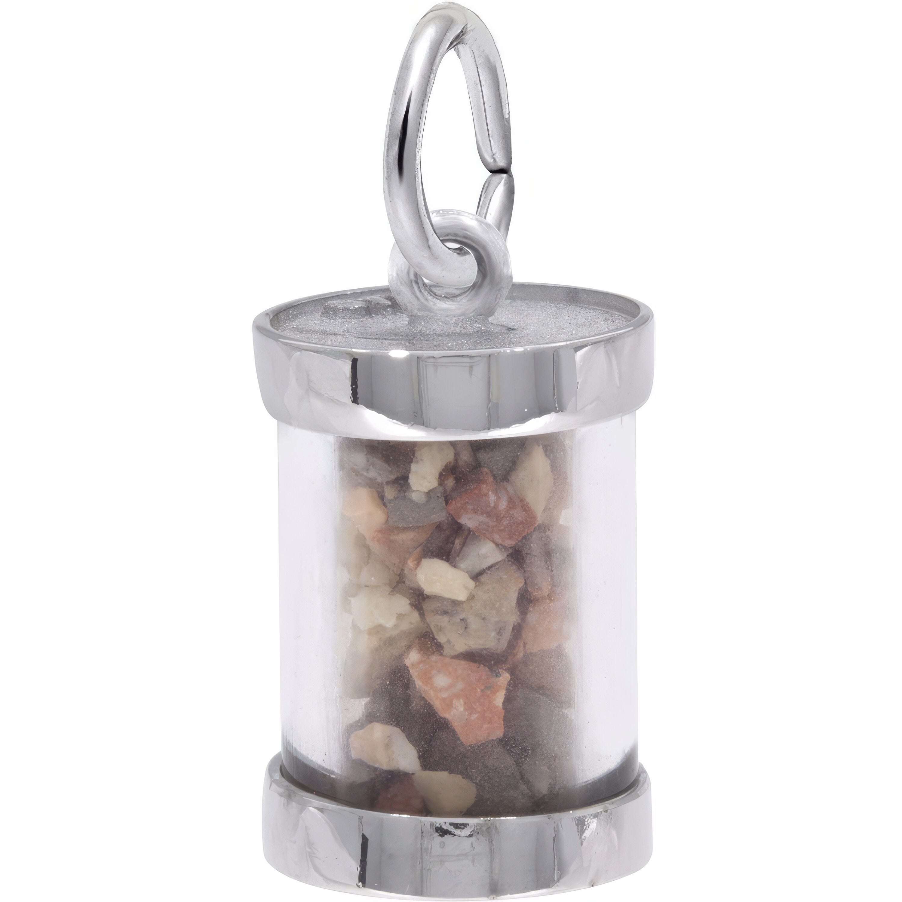 Grand Cayman Sand Capsule Charm - Metal - Sterling Silver – FindingKing