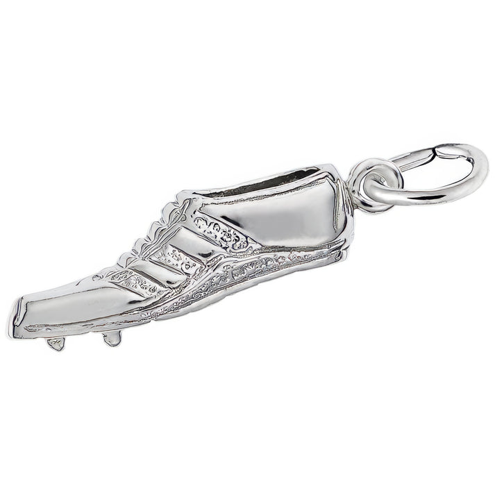 Charms Sterling Silver Track Shoe Charm – FindingKing