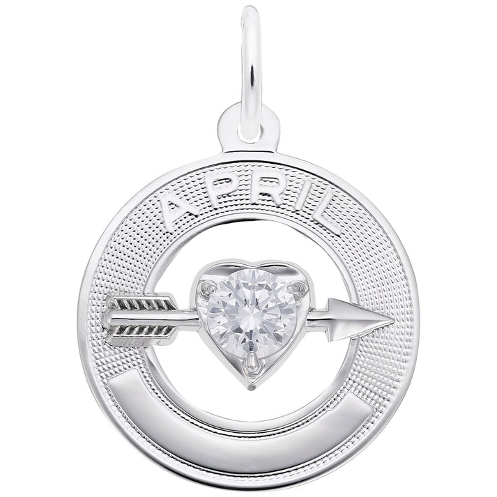 Synthetic Crystal Simulated Birthstone Charms Collection - April - Met ...