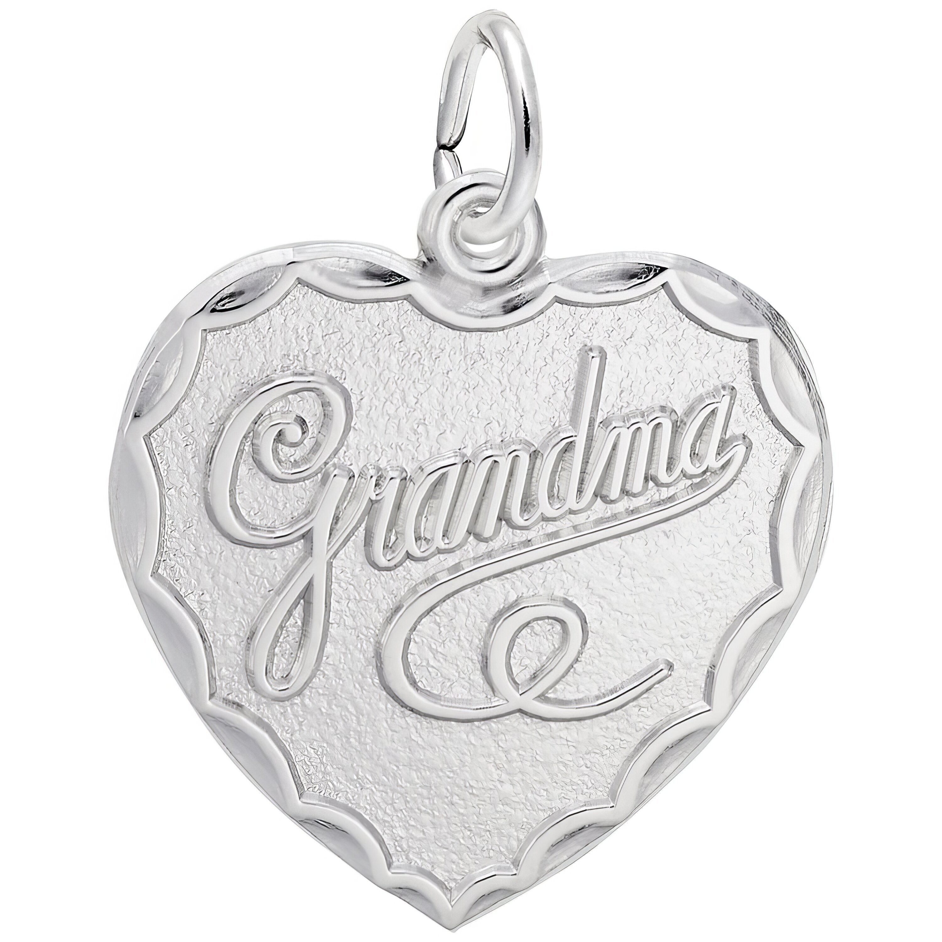Sterling Silver Grandma Charm - 20mm x 21mm – FindingKing