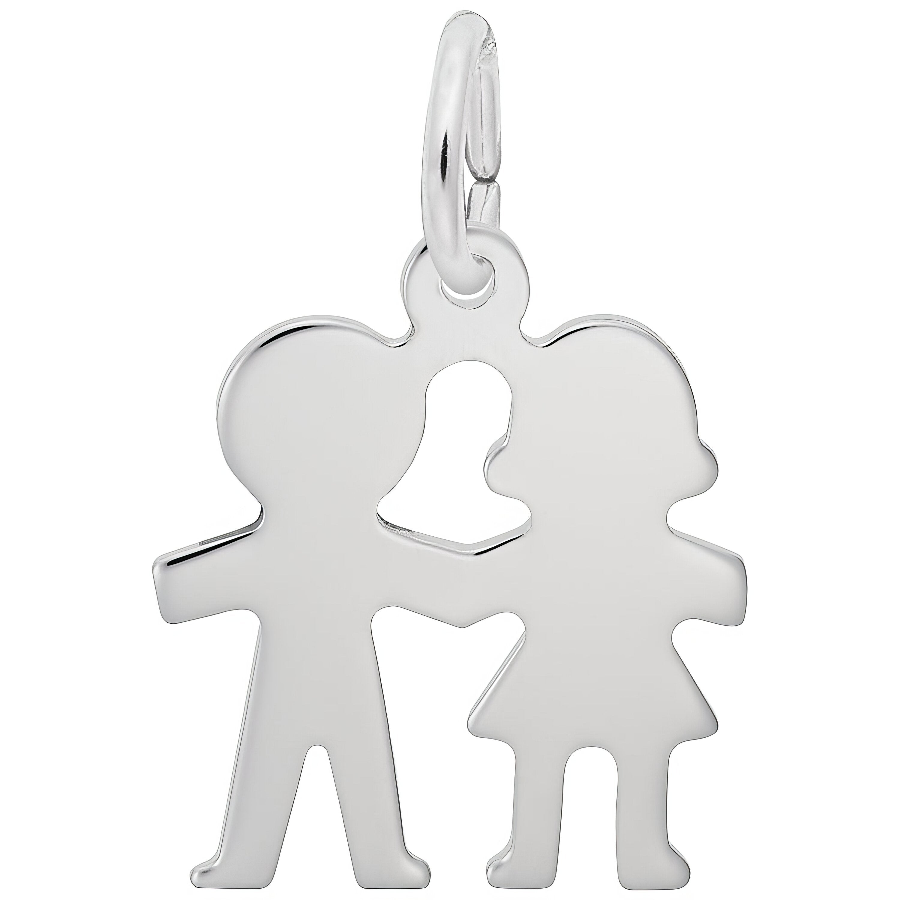 Sterling Silver Boy and Girl Charm – FindingKing