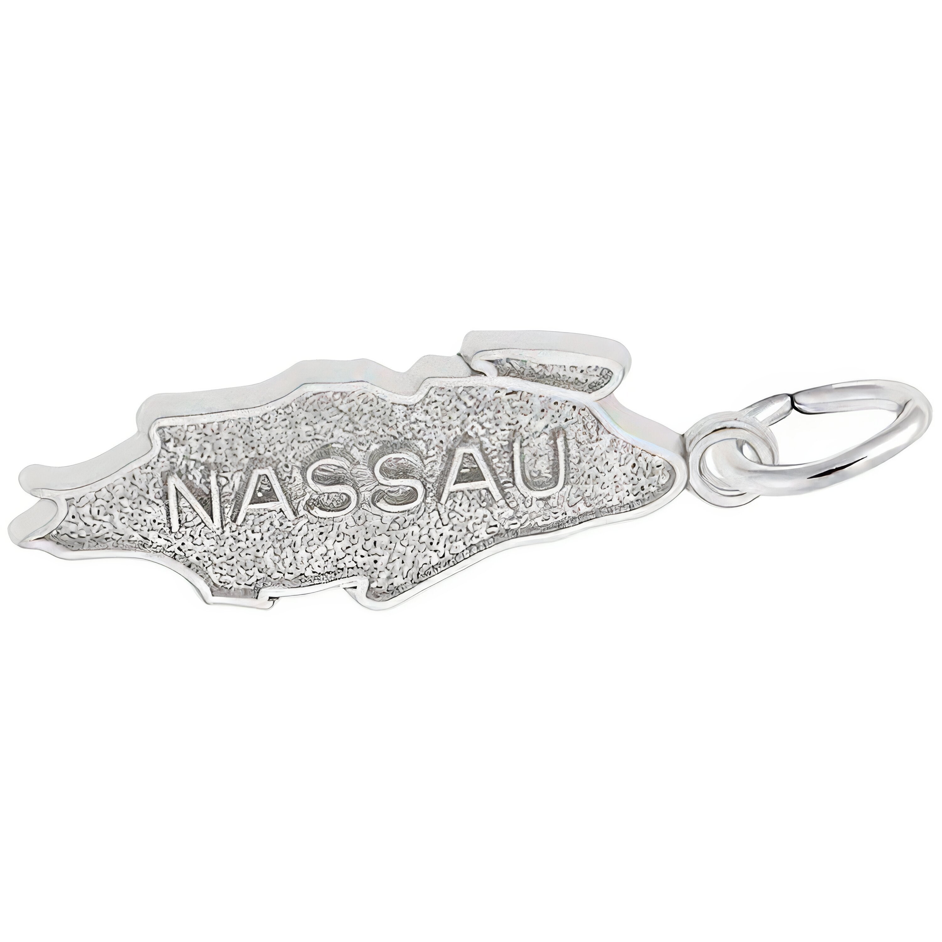 Nassau Map Charm - Metal - Sterling Silver – FindingKing