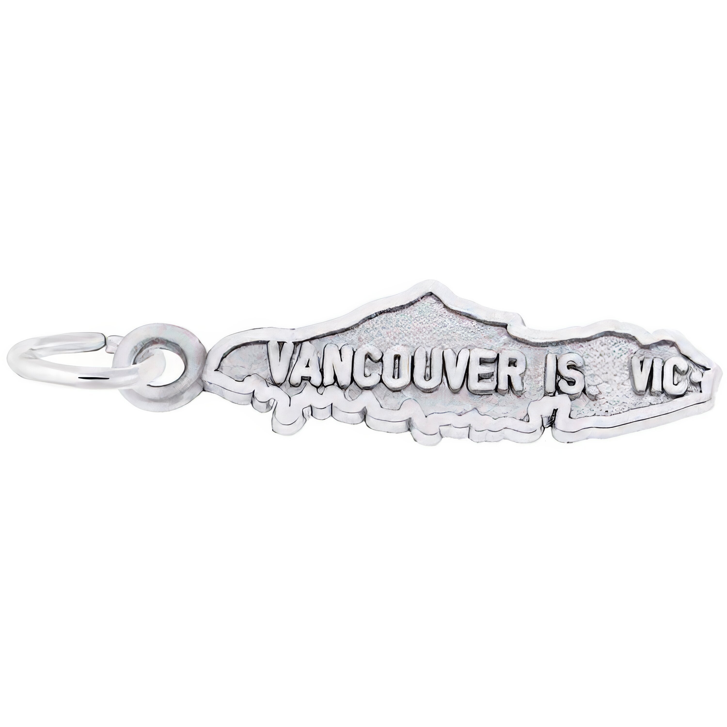 Vancouver Island Map Charm, Sterling Silver – FindingKing