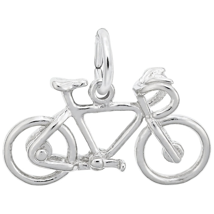 Charms Sterling Silver Bicycle Charm – FindingKing