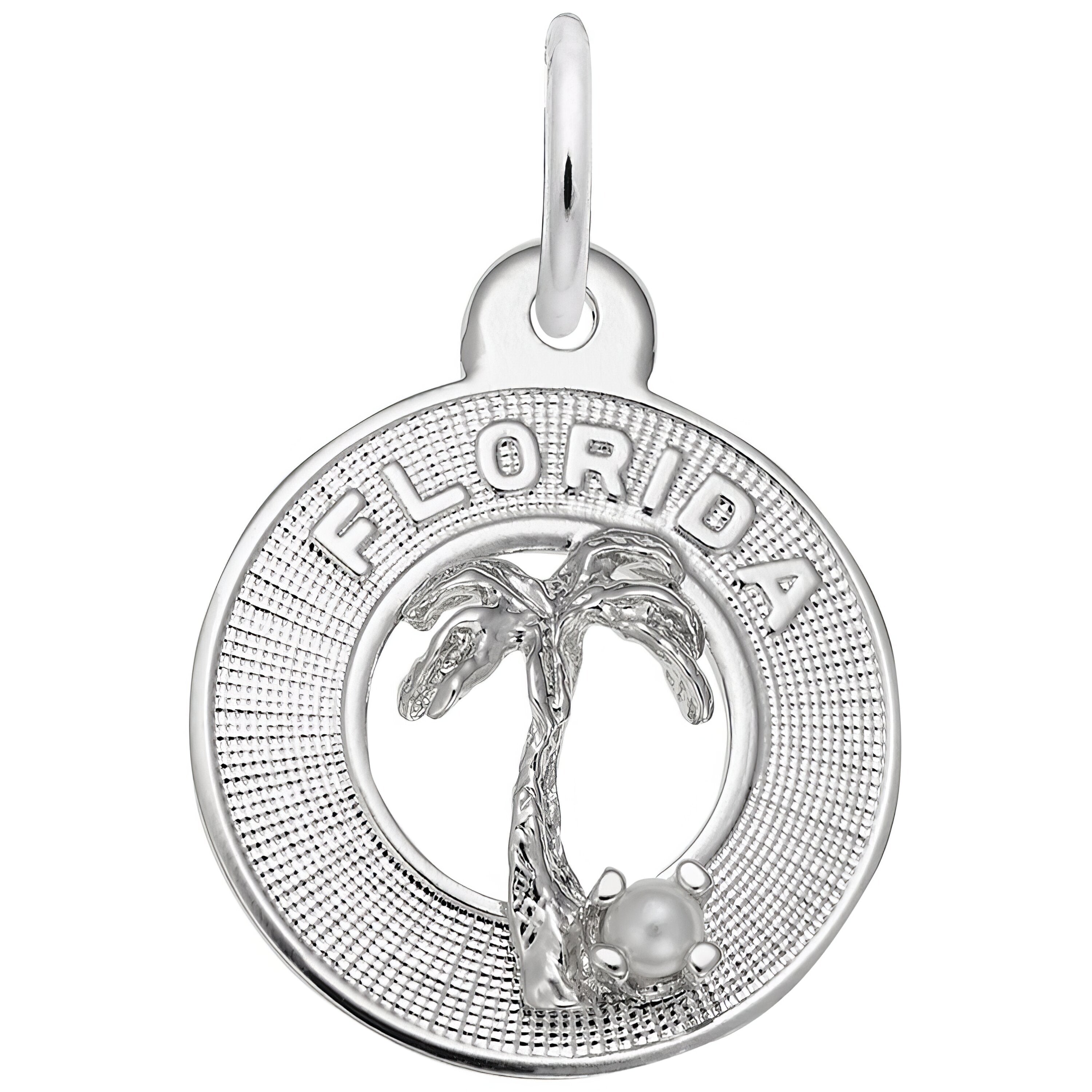 Sterling Silver Florida Charm - 15mm x 15mm – FindingKing