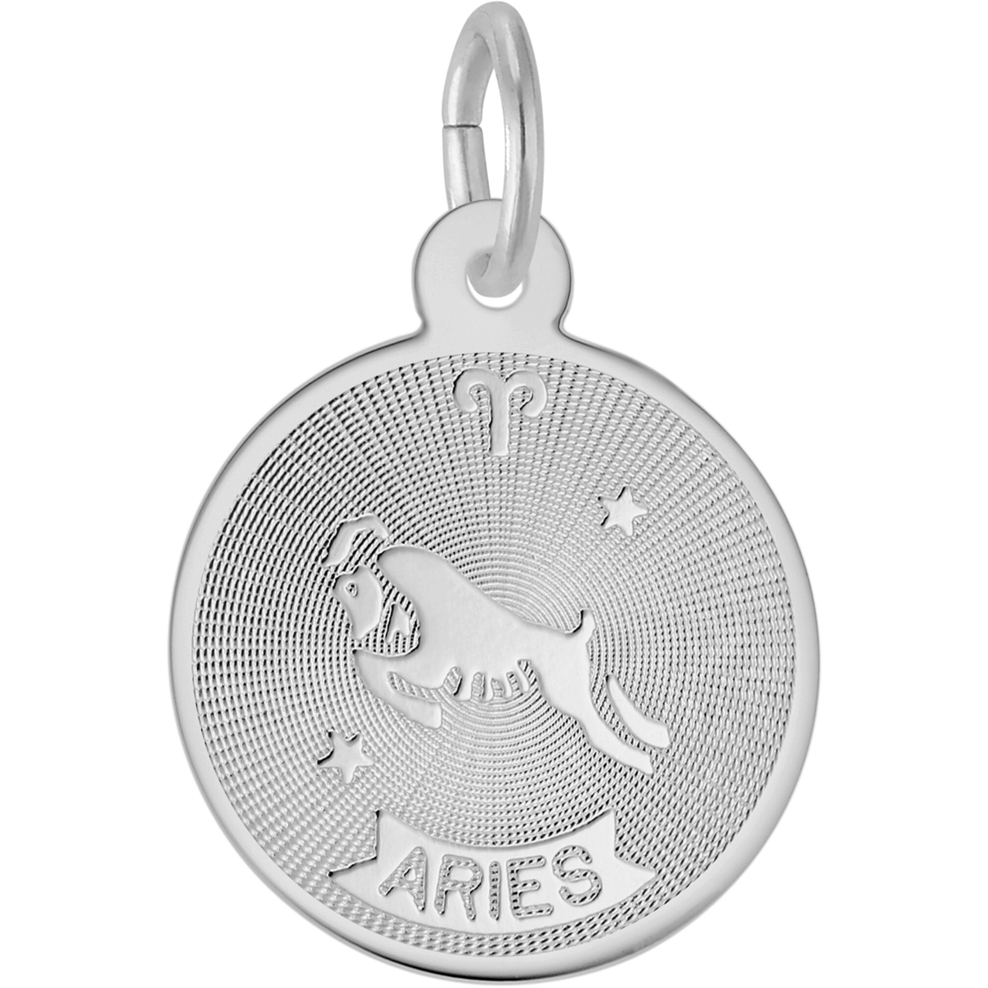 Aries Charm, Sterling Silver – FindingKing