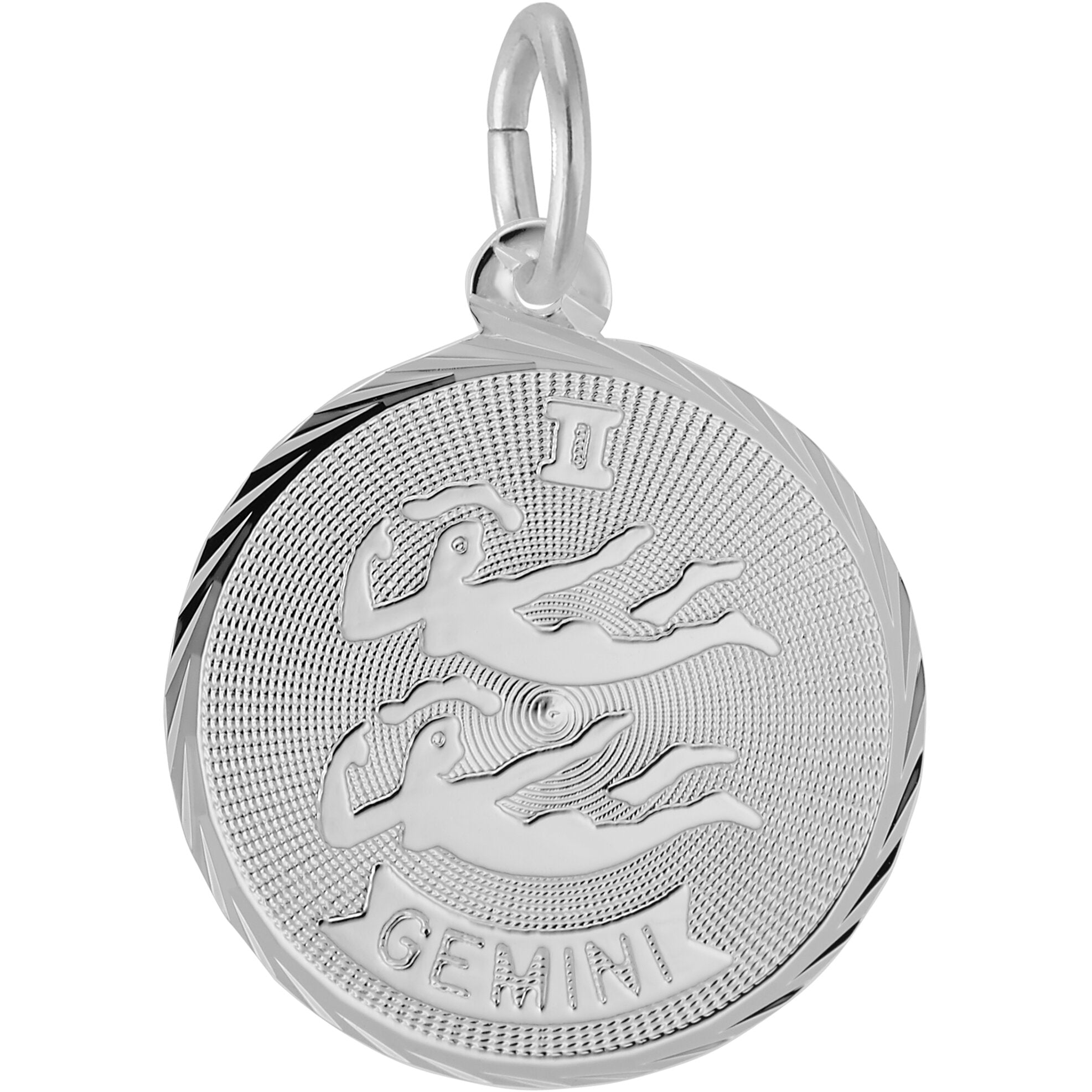 Gemini Constellation Charm - Metal - Sterling Silver – FindingKing
