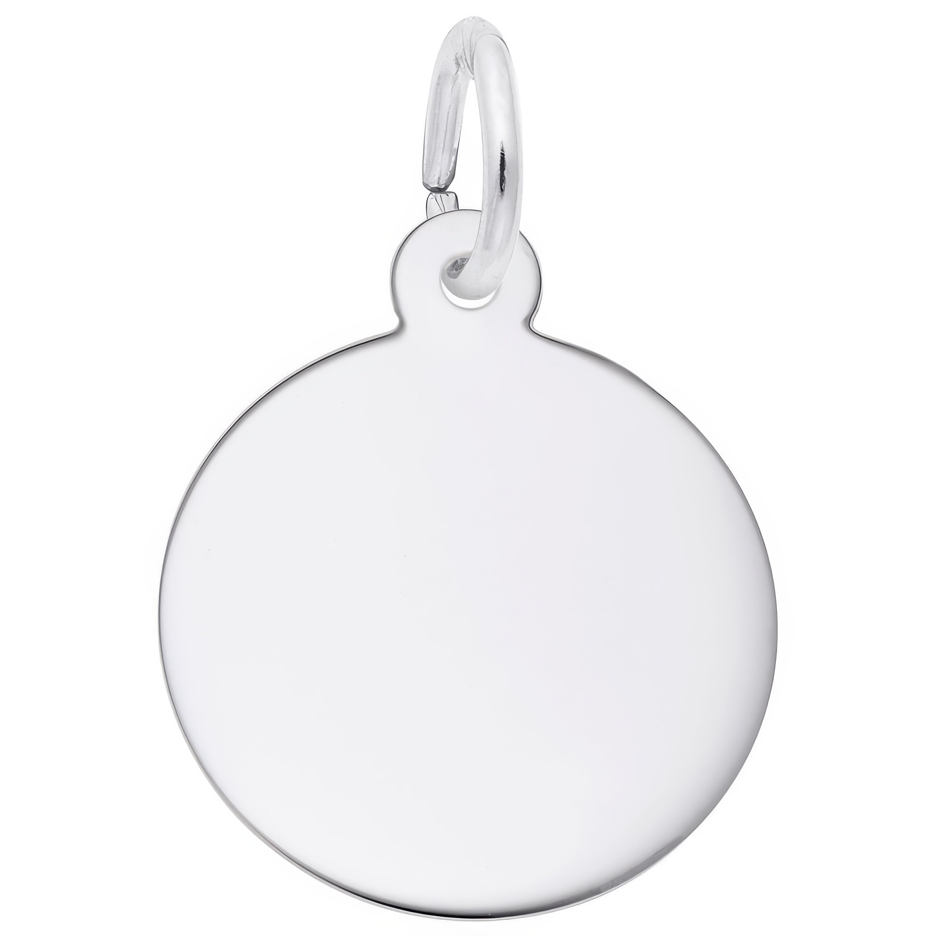 Sterling Silver Extra Small Round Disc Charm – FindingKing