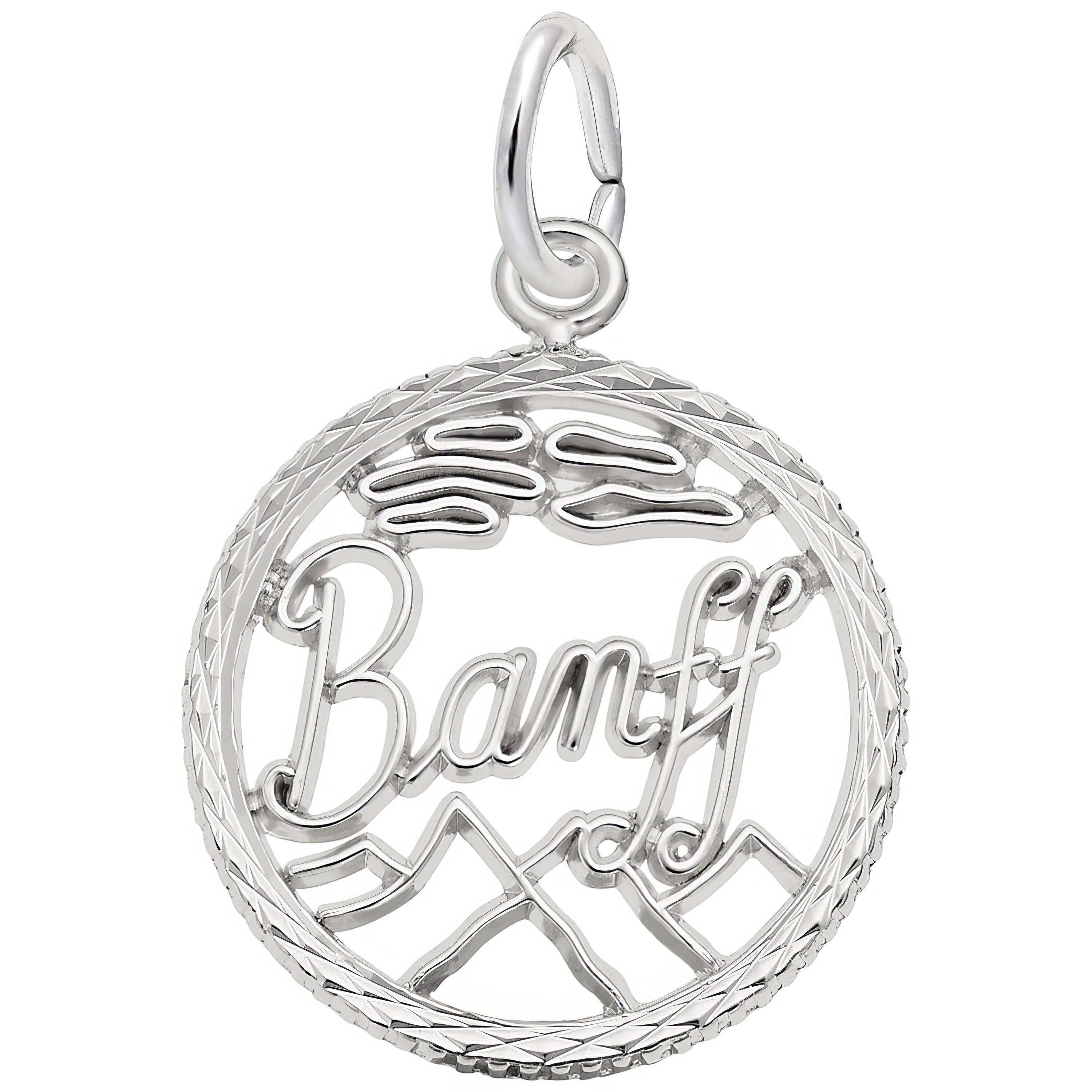 Banff Faceted Charm - Metal - Sterling Silver – FindingKing