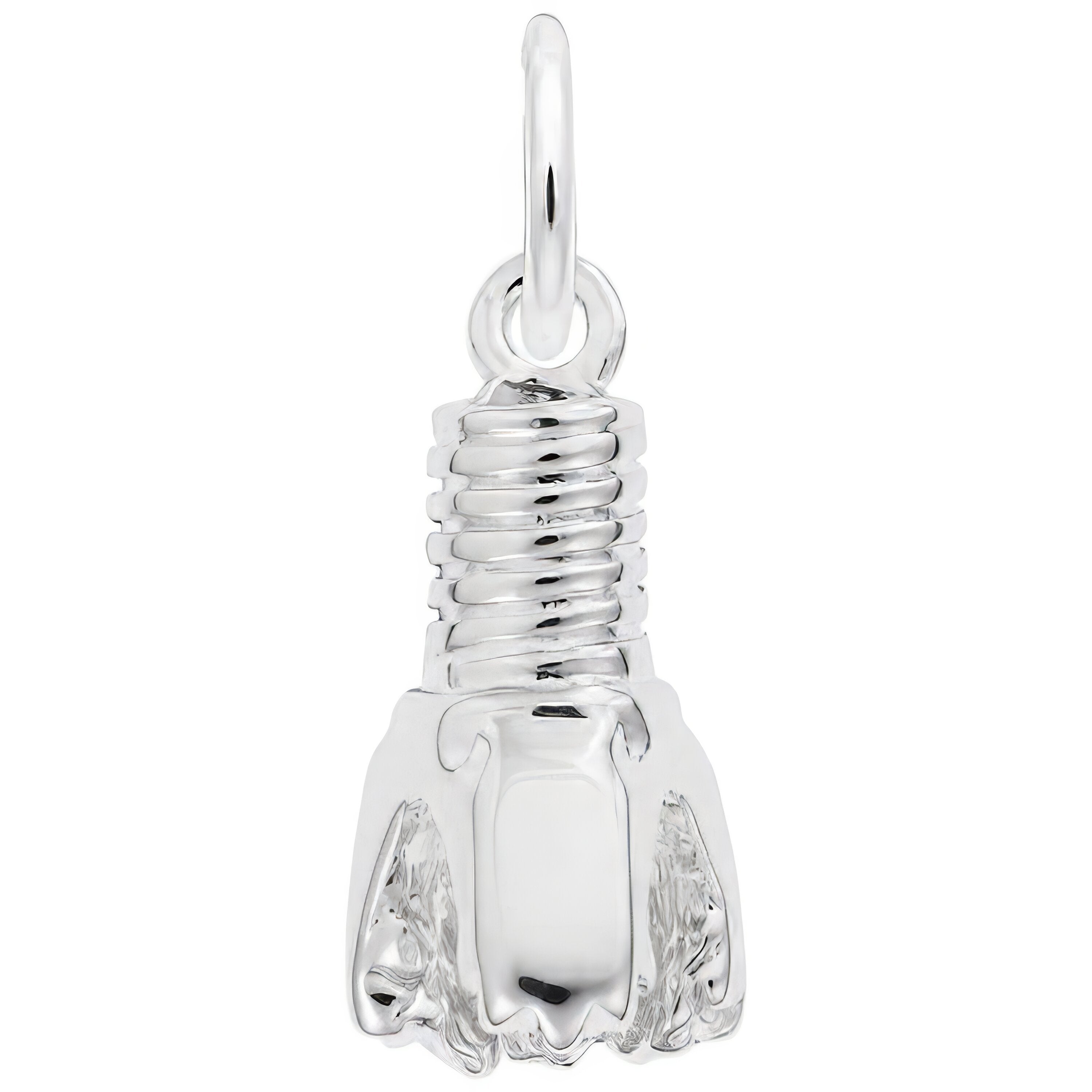 Oil Drill Bit Charm - Metal - Sterling Silver – FindingKing