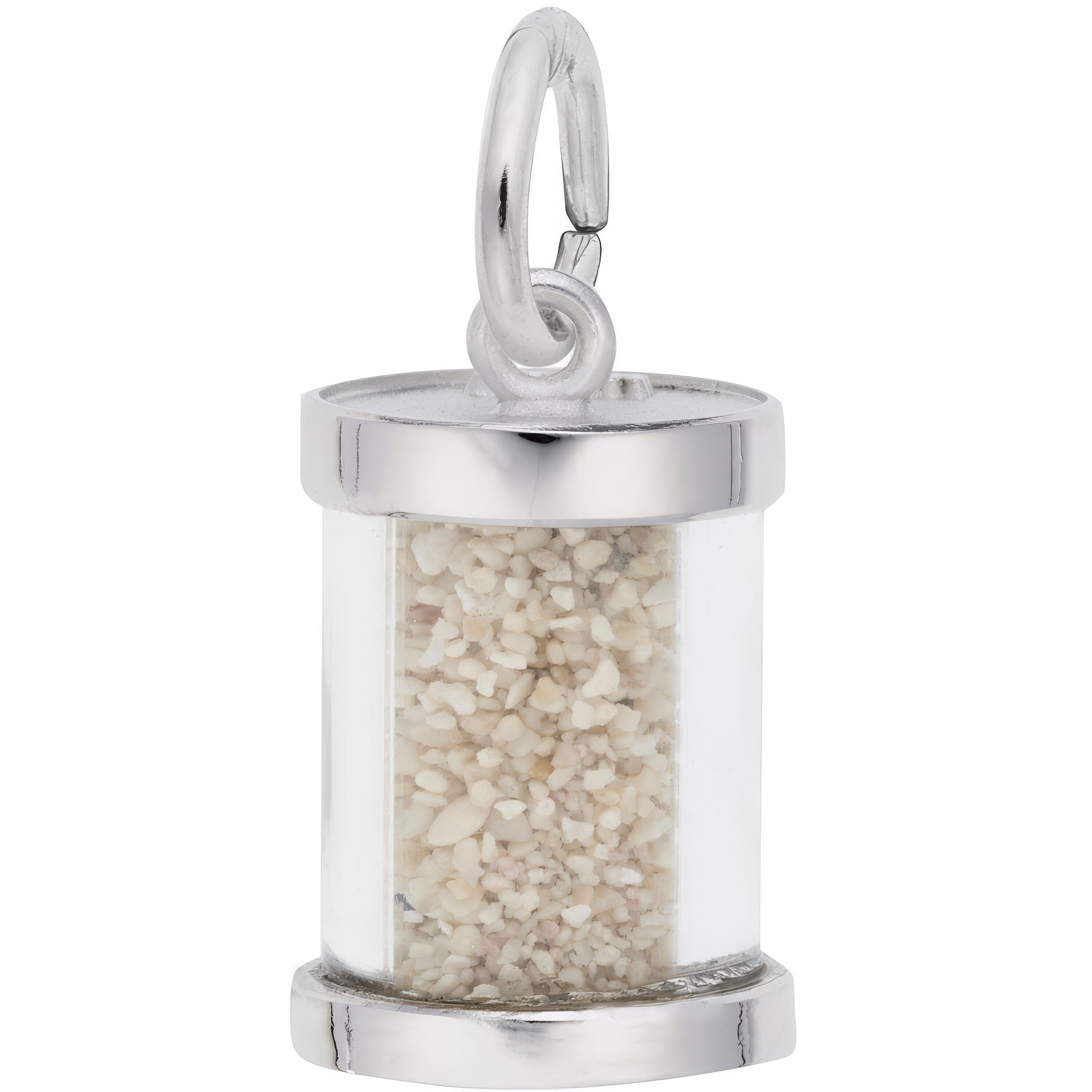 Aruba Sand Capsule Charm - Metal - Sterling Silver – FindingKing