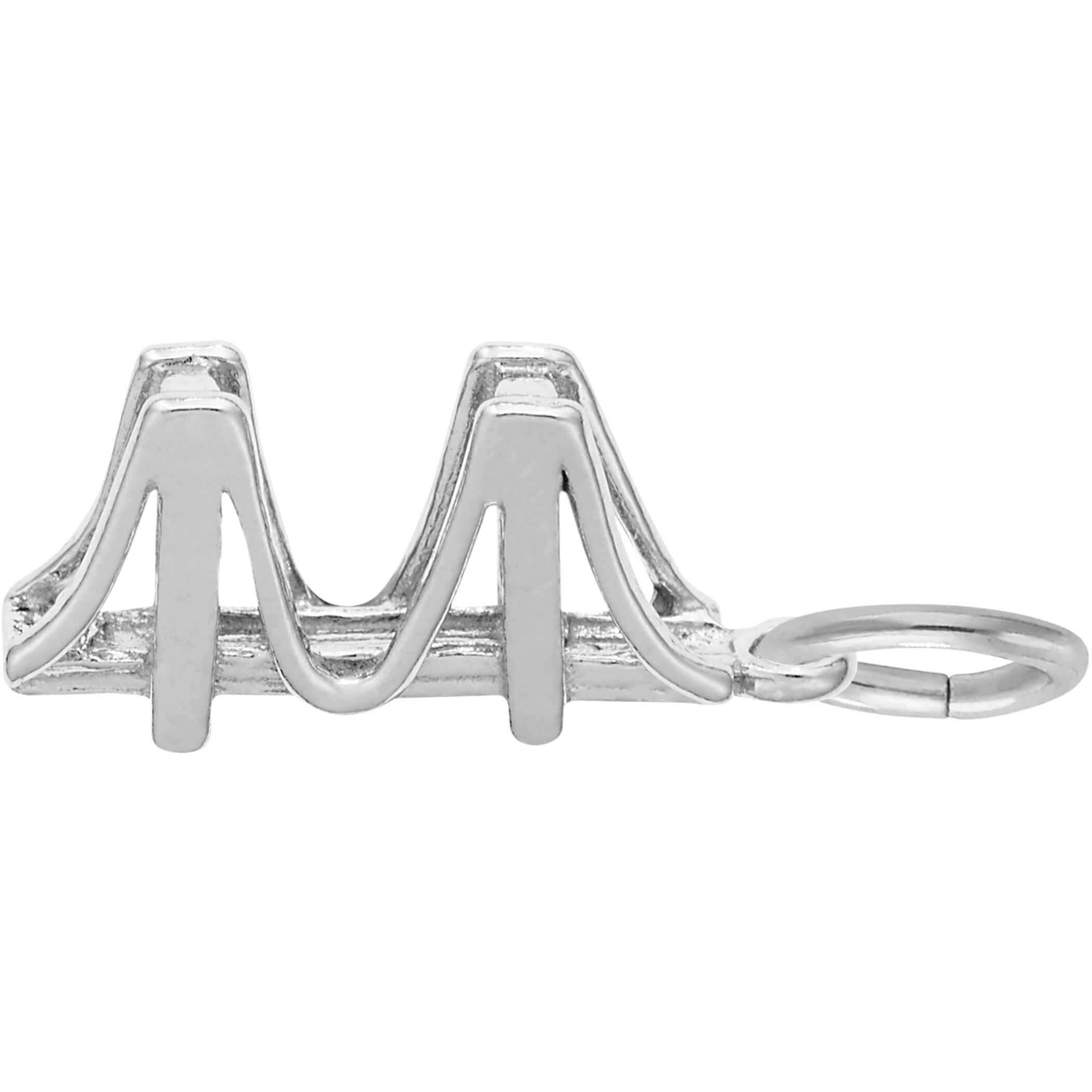 Sterling Silver Golden Gate Bridge Charm - 7mm x 6mm – FindingKing