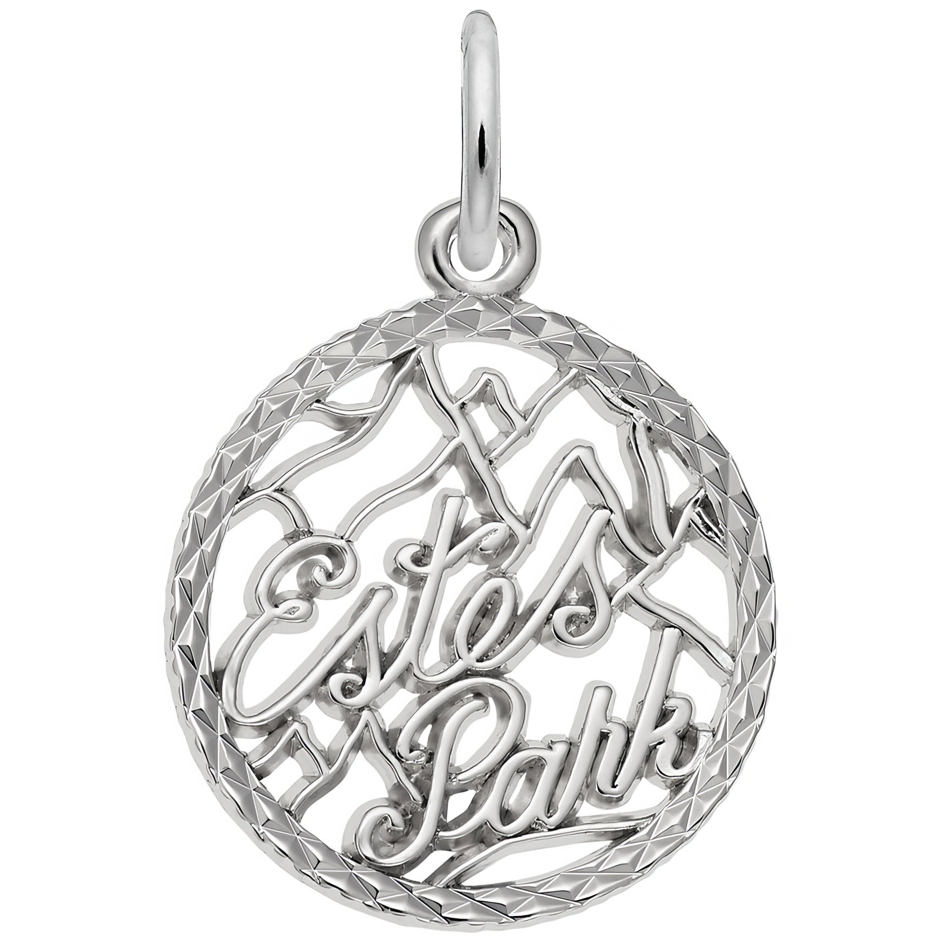 Estes Park Faceted Charm - Metal - Sterling Silver – FindingKing