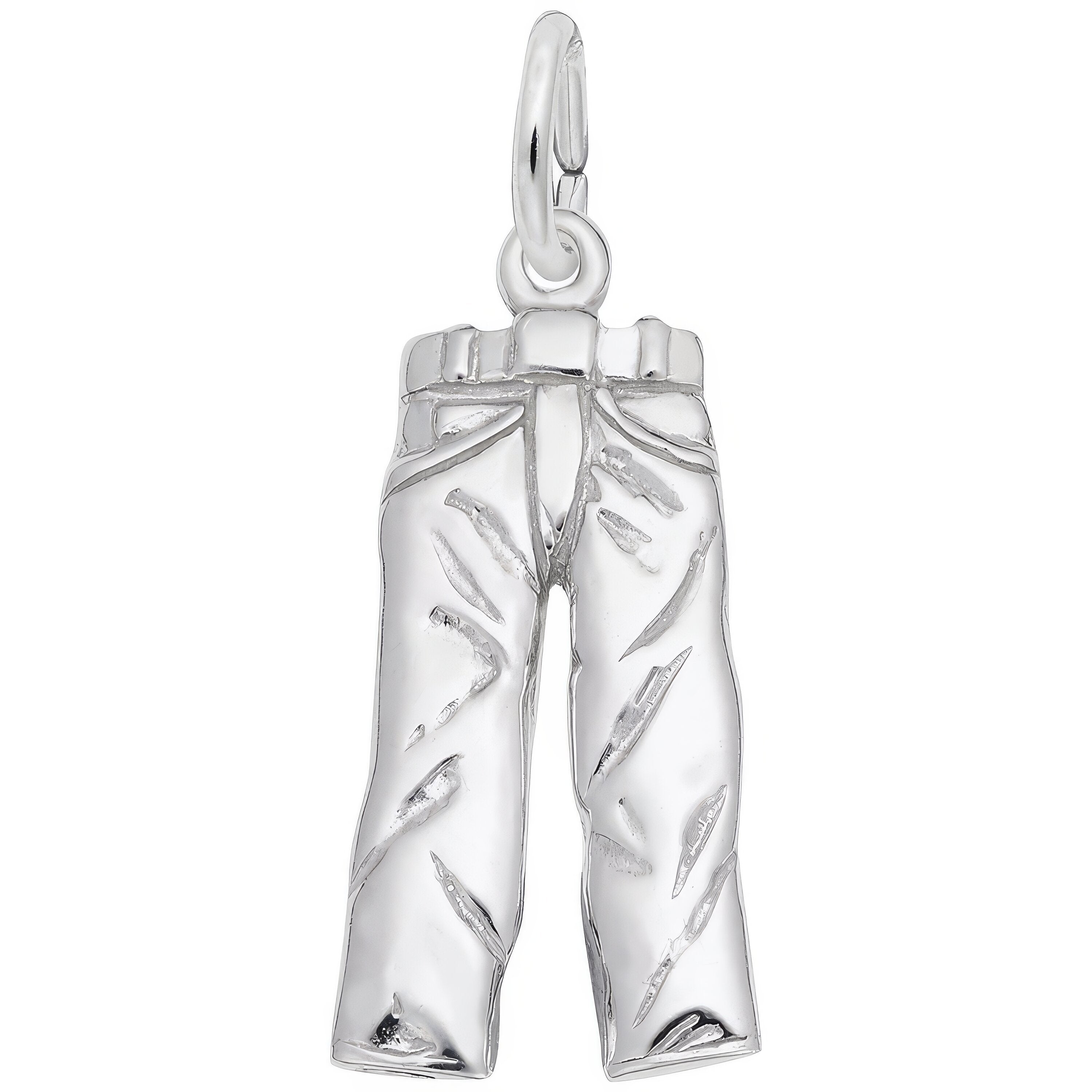 Jeans Charm - Metal - Sterling Silver – FindingKing