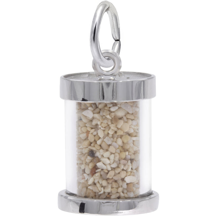 Freeport Sand Capsule Charm - Metal - Sterling Silver – FindingKing
