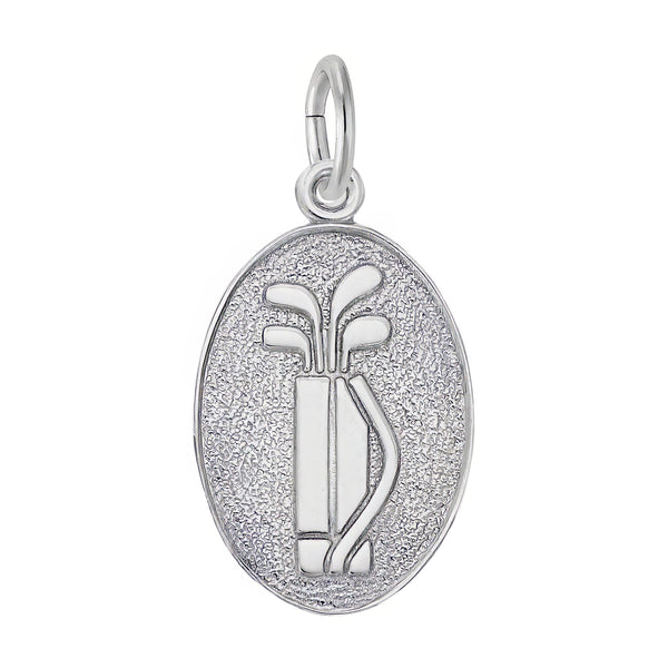 Charms Sterling Silver Golf Charm – FindingKing