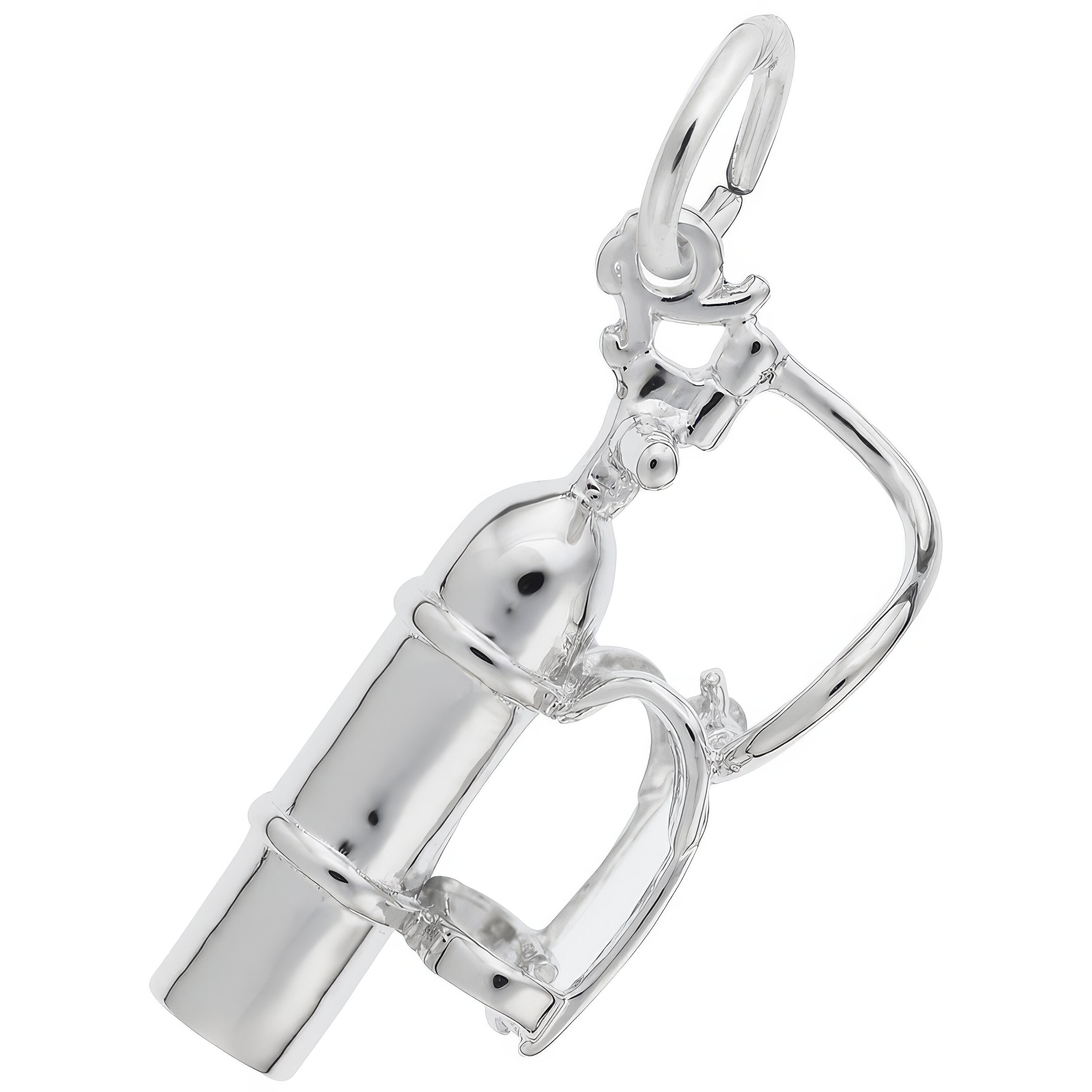 Scuba Tank Charm - Metal - Sterling Silver – FindingKing