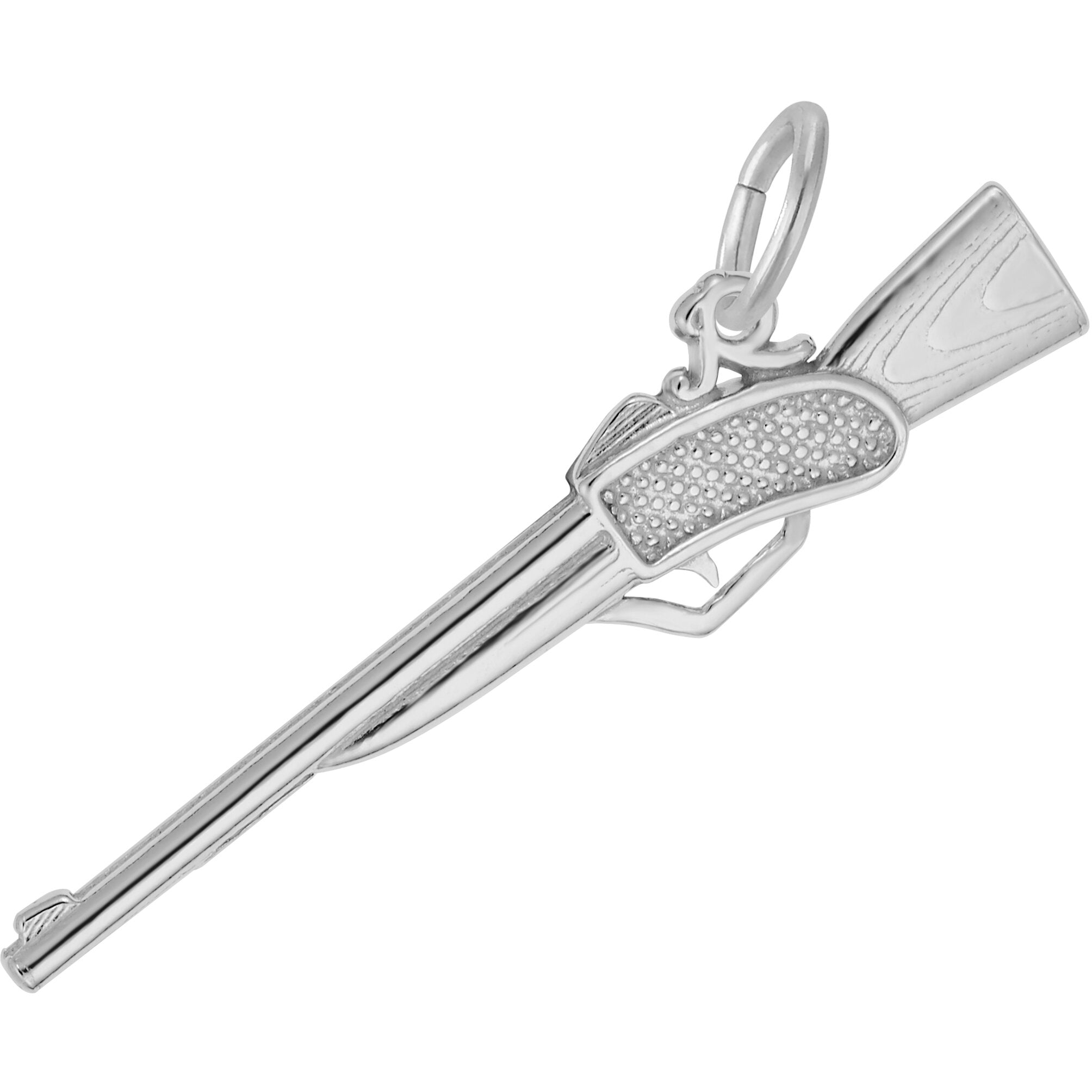 Rifle Charm - Metal - Sterling Silver – FindingKing