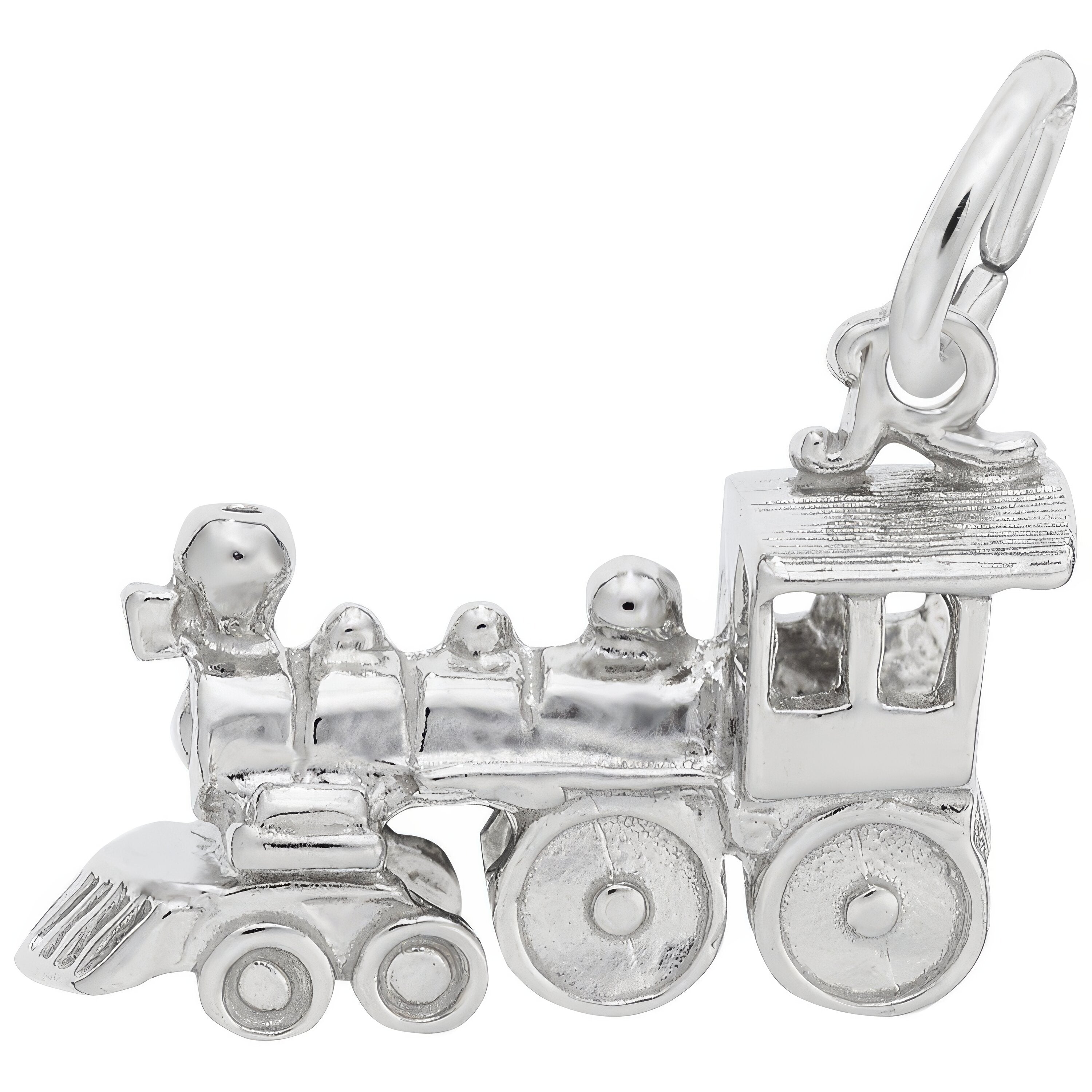 Sterling Silver Train Charm - 8mm x 18mm – FindingKing