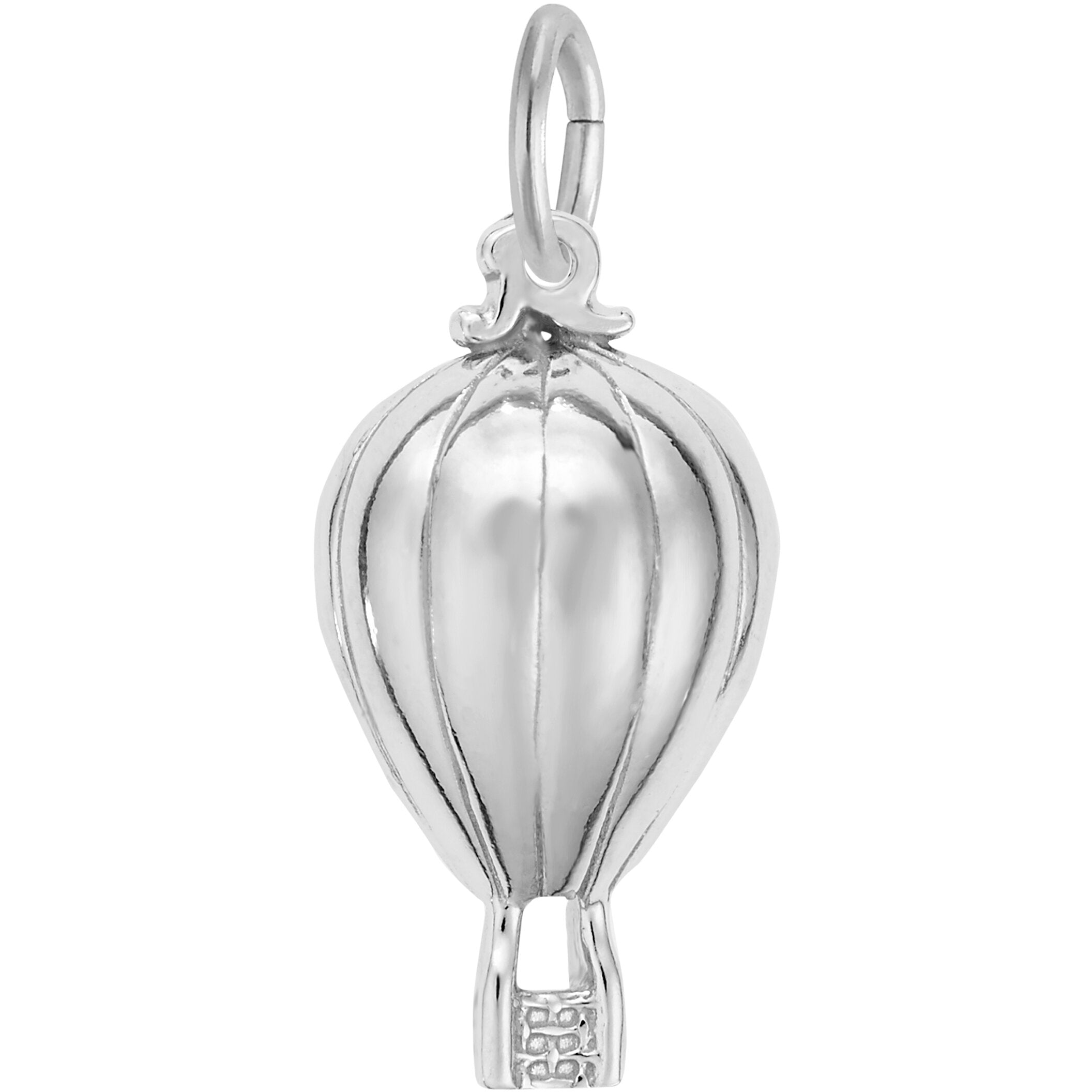 Charms Sterling Silver Hot Air Balloon Charm – FindingKing