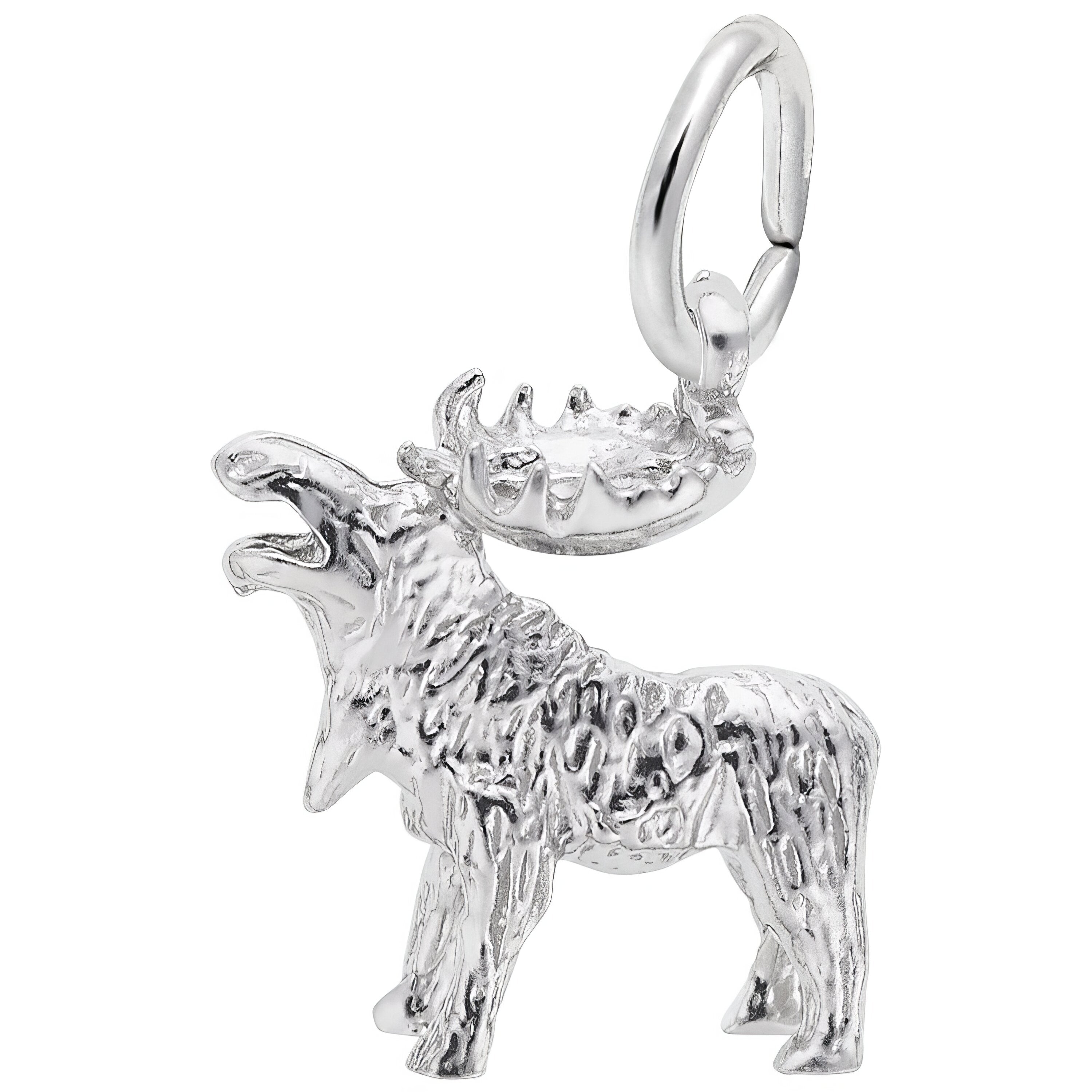 Charms Sterling Silver Moose Charm – FindingKing