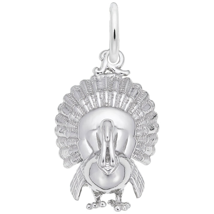 Sterling Silver Turkey Charm – FindingKing