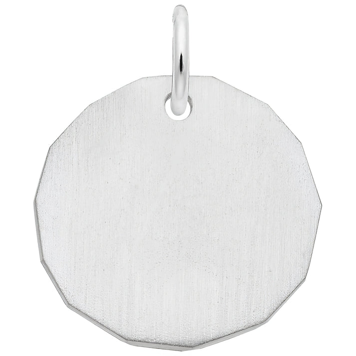 Plain Charm Tag Charm - Metal - Sterling Silver – FindingKing