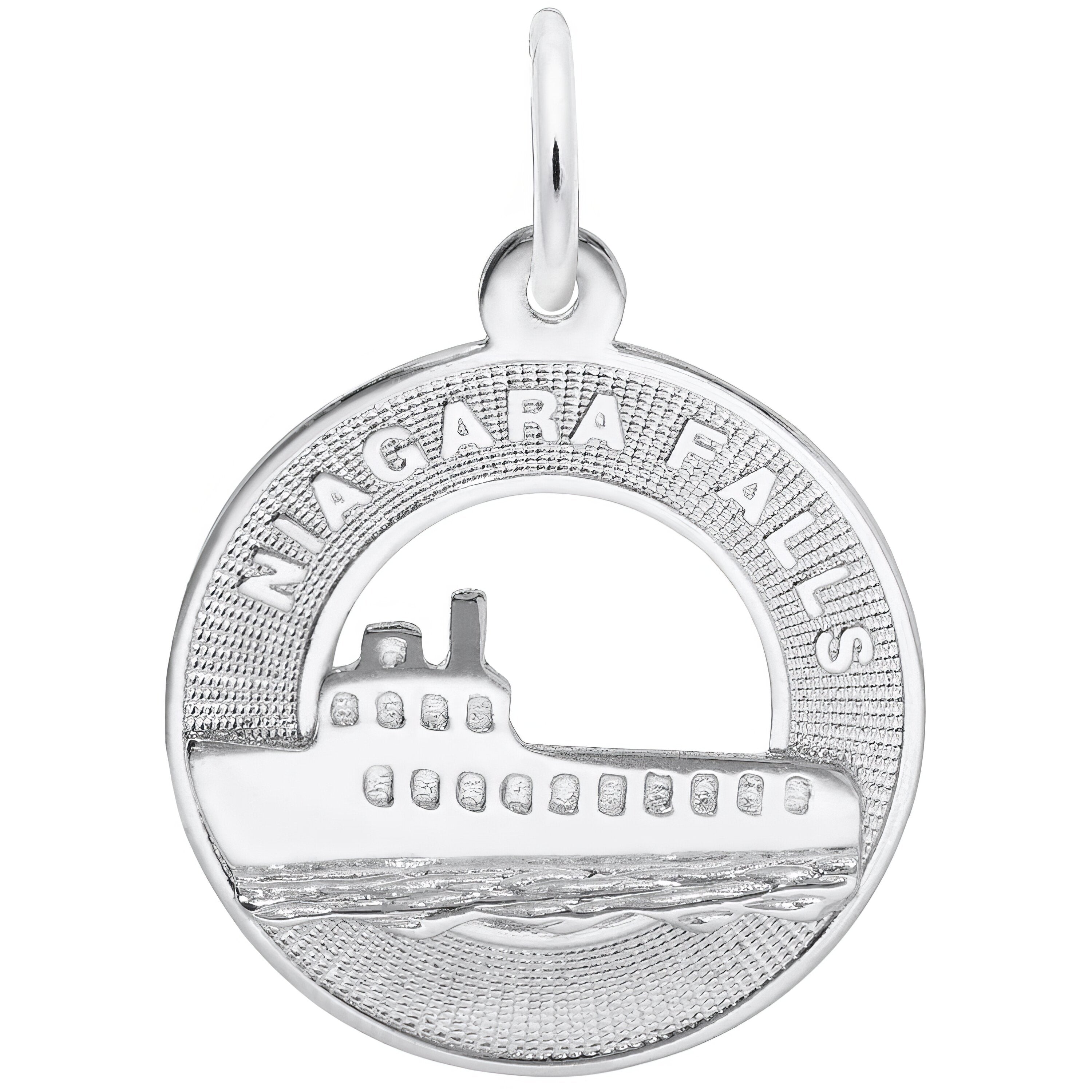 Niagara Falls Boat Ring Charm - Metal - Sterling Silver – FindingKing