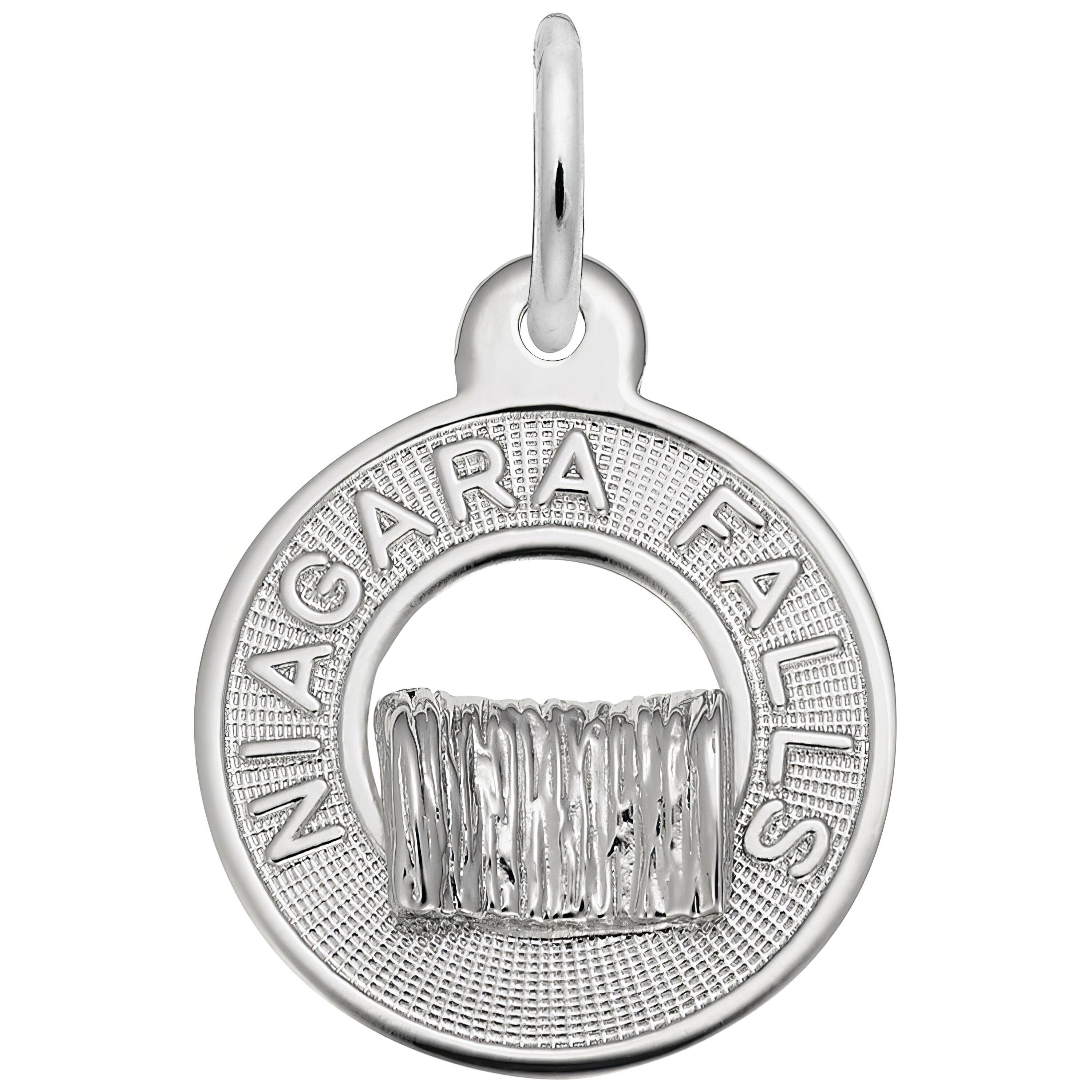 Niagara Falls Ring Charm - Metal - Sterling Silver – FindingKing