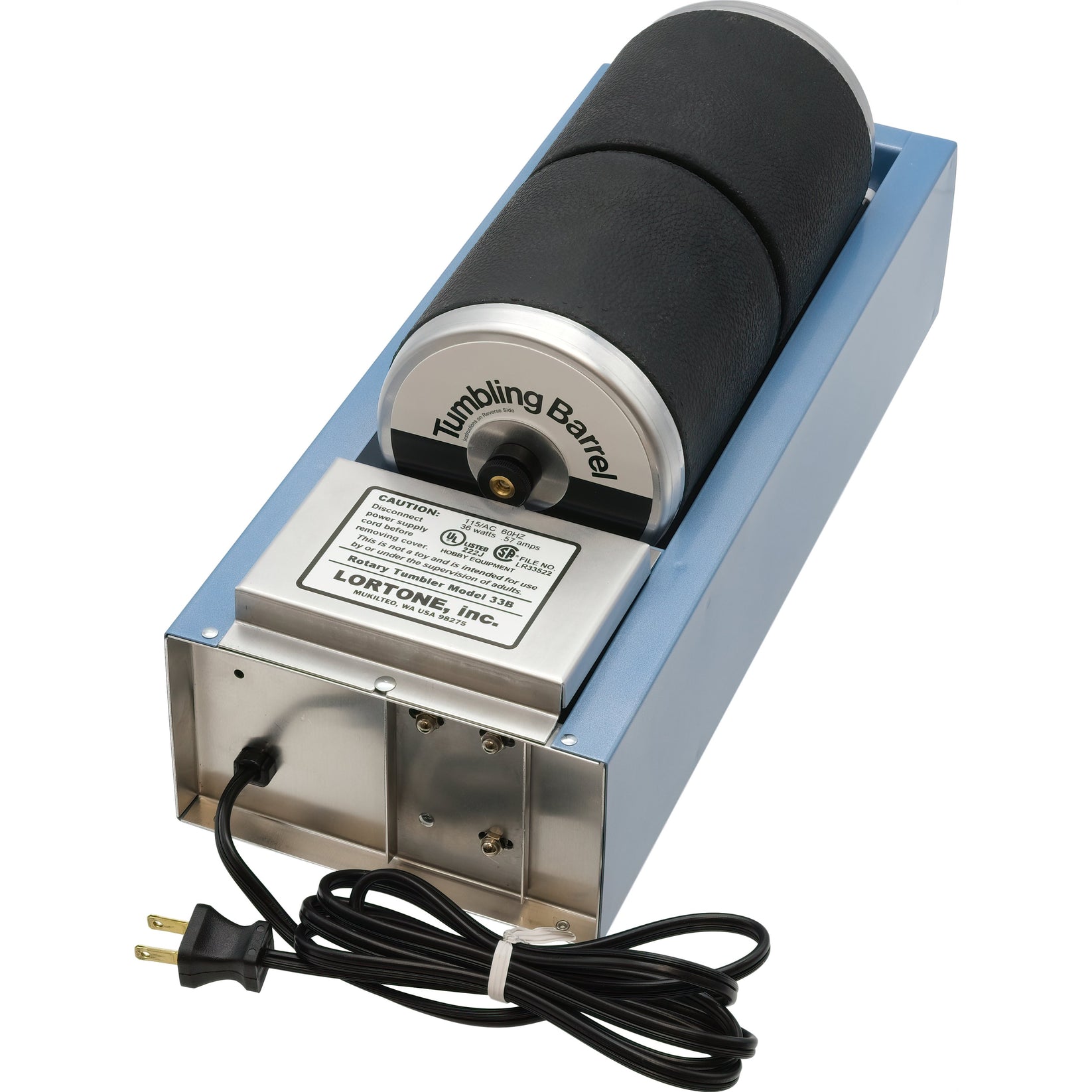 Lortone Double Barrel Rock Tumbler 33B Polisher Polishing Jewelry Made ...