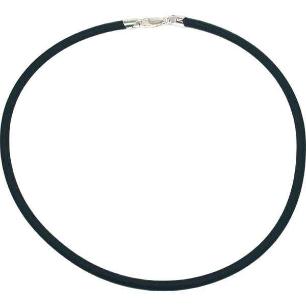Rubber Cord Necklace Black 16" – FindingKing