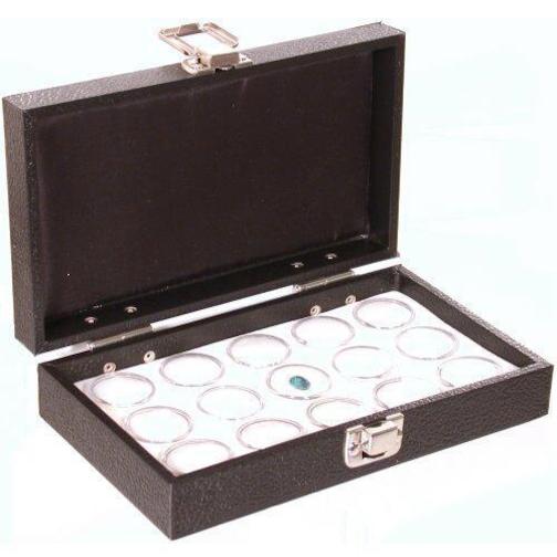 Clasp Lid Jewelry Display Case Black 8 1/8" – FindingKing