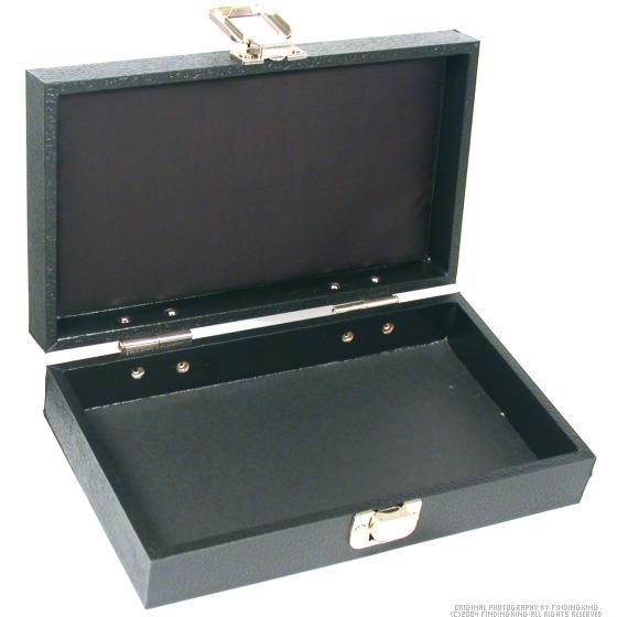 Clasp Lid Jewelry Display Case Black 8 1/8" – FindingKing