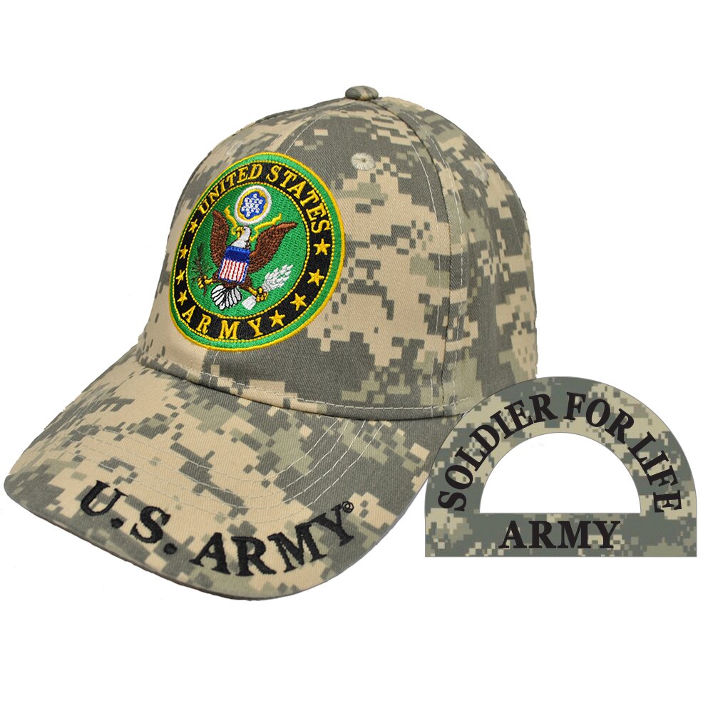 CP00125 Camo U.S. Army Logo Cap – FindingKing