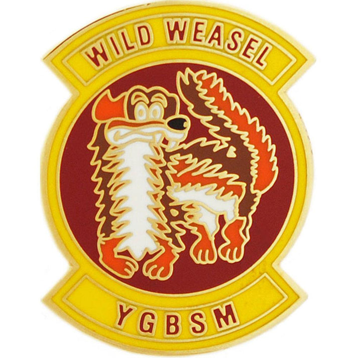 F-105G Wild Weasel Logo Pin 1" – FindingKing