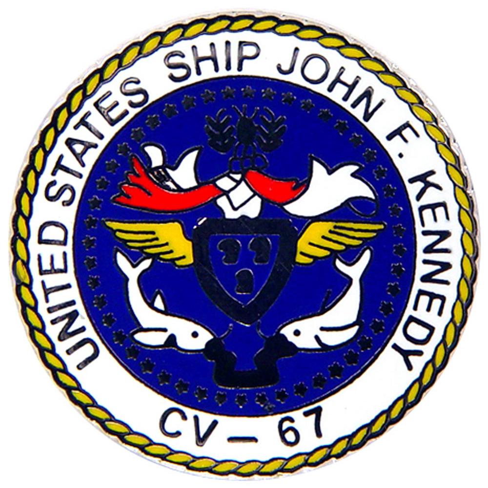 U.S. Navy USS Kennedy CV-67 Emblem Pin 1" – FindingKing