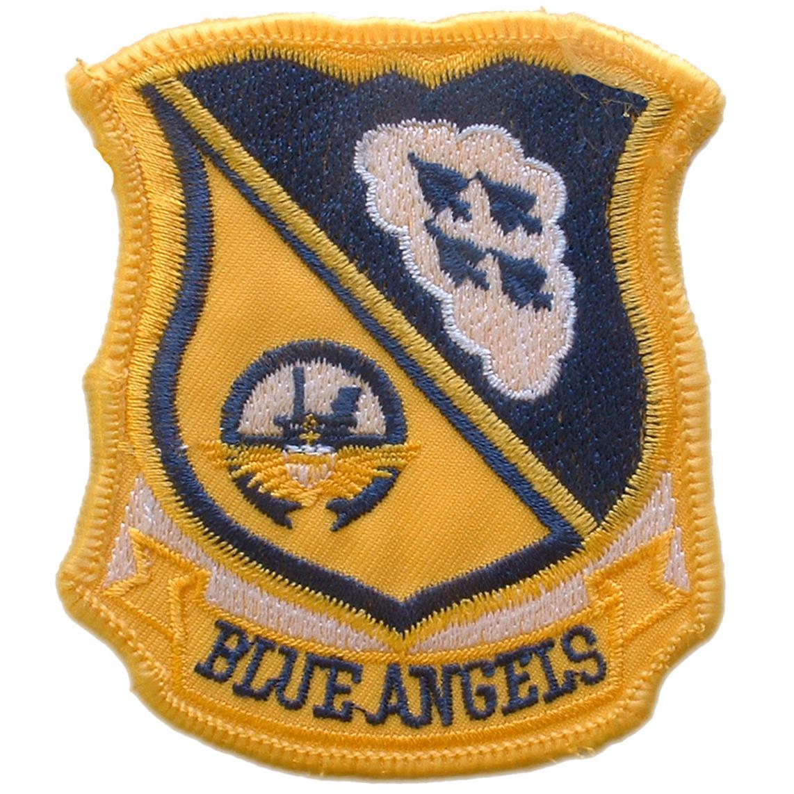 U.S. Navy Blue Angles Patch Blue & Yellow 3" – FindingKing