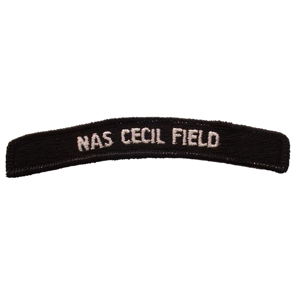 U.S. Navy Nas Cecil Field Patch Black & White 4 3/4" – FindingKing