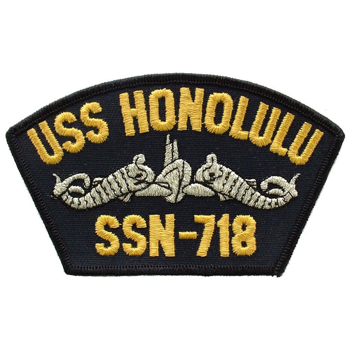 U.S. Navy USS Honolulu SSN-718 Patch 2 1/4" x 4" – FindingKing